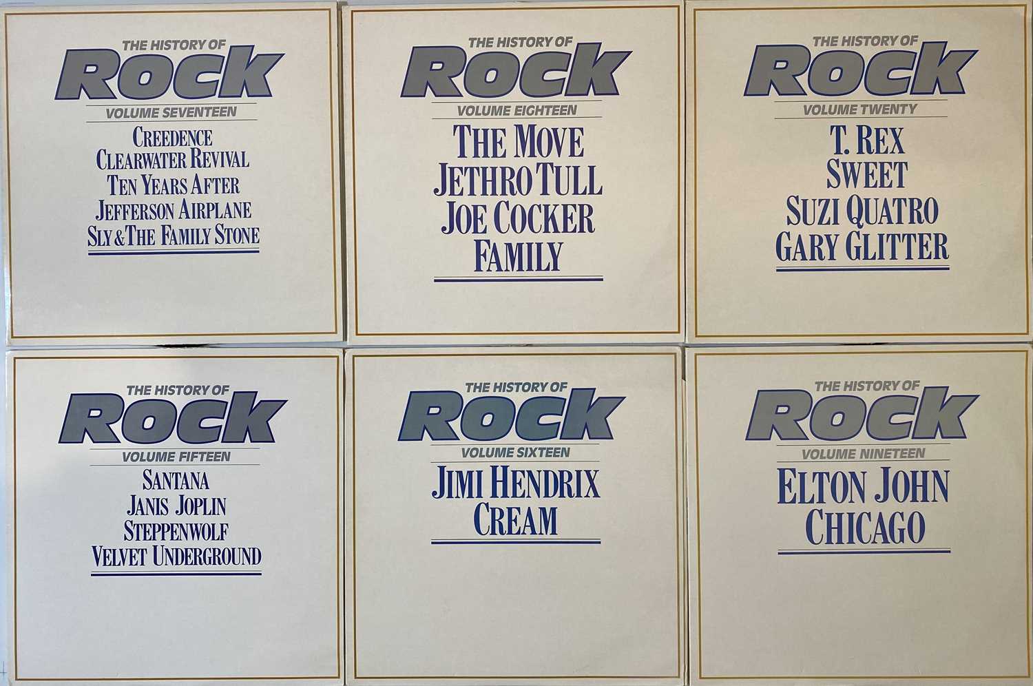 Lot 781 - THE HISTORY OF ROCK - COMPLETE LP SERIES