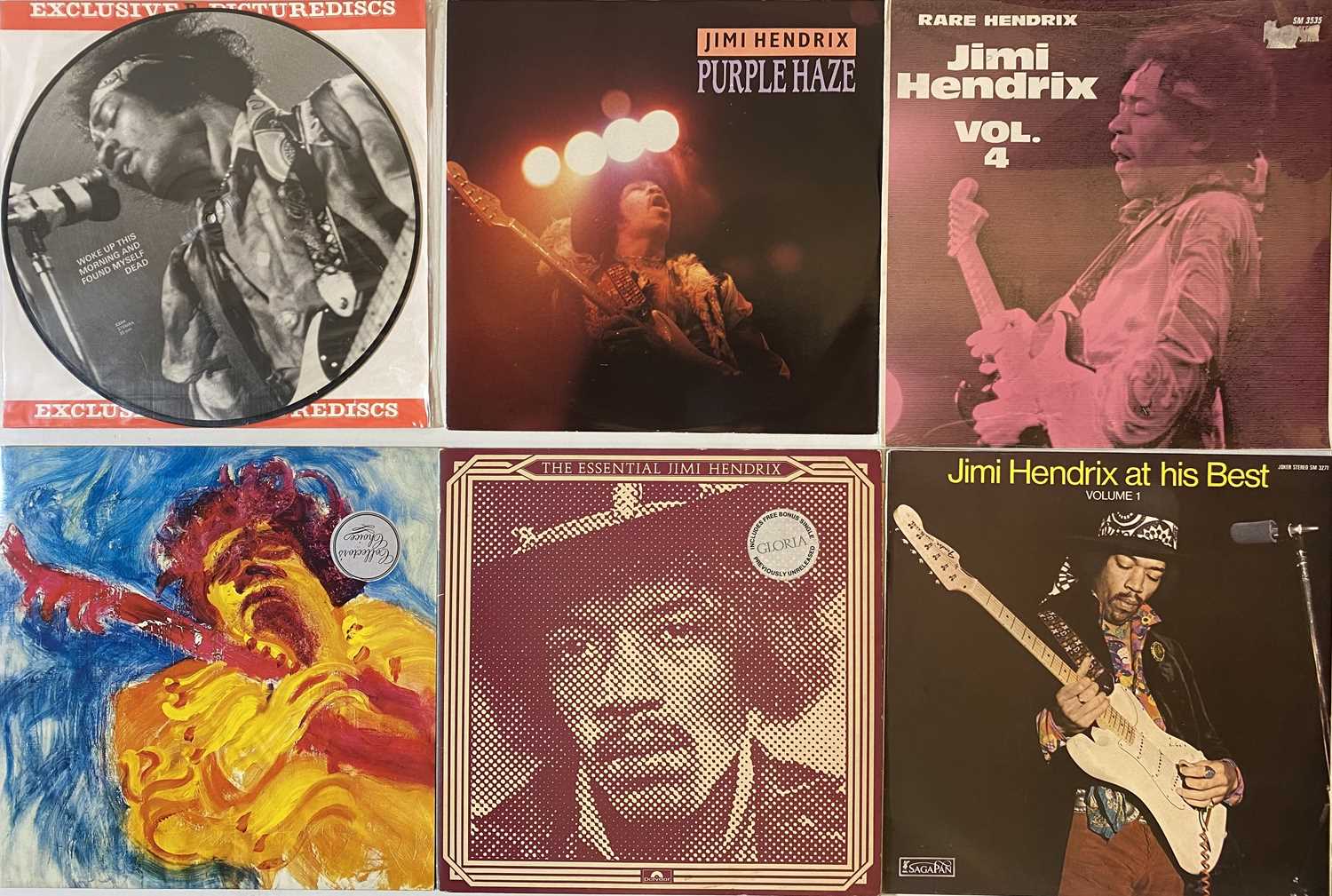 Lot 791 - JIMI HENDRIX - LP/ 12" COLLECTION