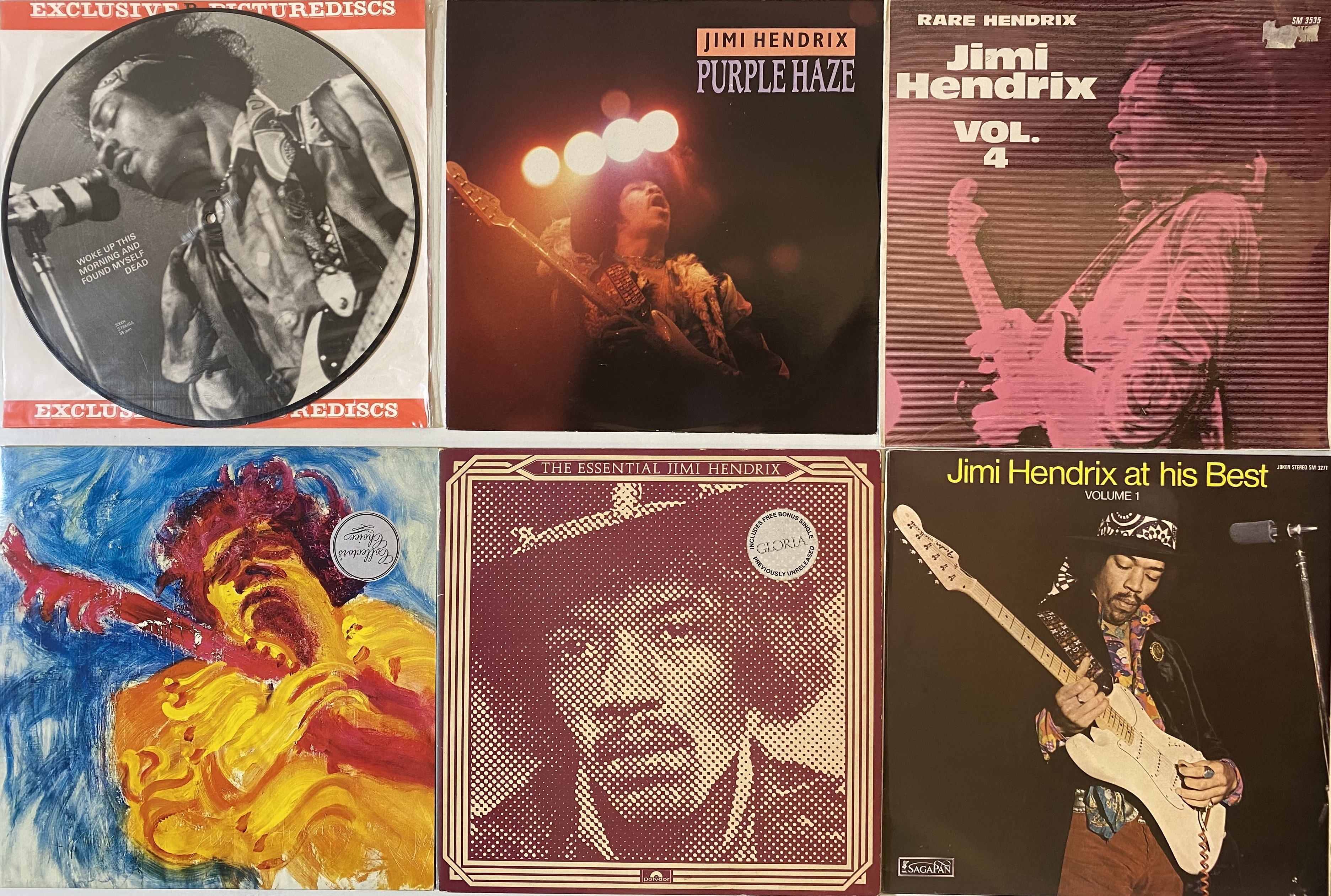 Lot 791 - JIMI HENDRIX - LP/ 12" COLLECTION