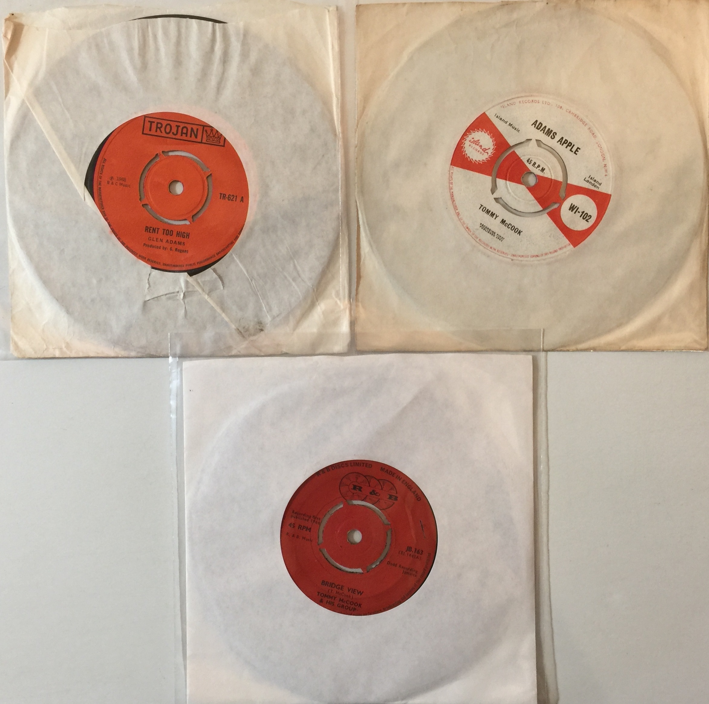 Lot 29 - REGGAE - ROCKSTEADY/SKA 60s UK 7" RARITIES