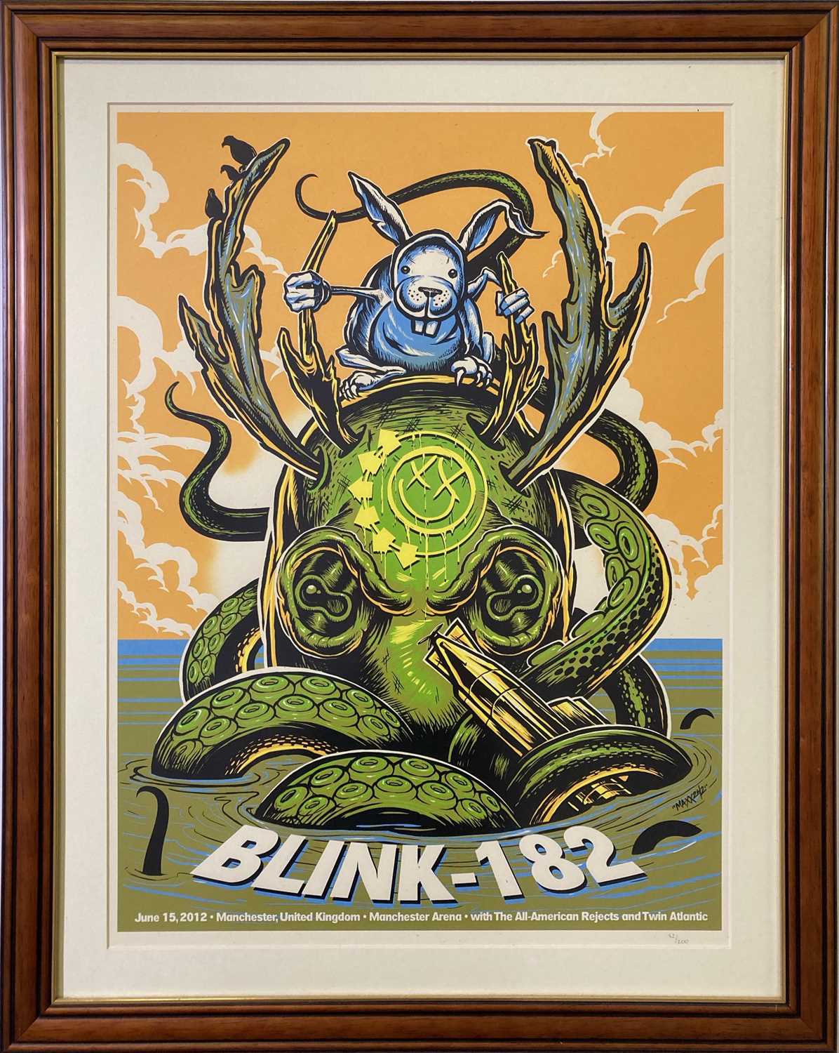 Lot 112 - LIMITED EDITION CONCERT POSTERS - BLINK 182