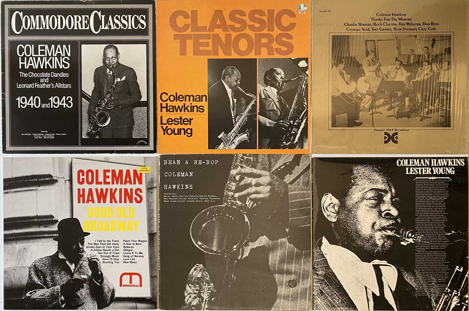 Lot 39 - COLEMAN HAWKINS - LP COLLECTION
