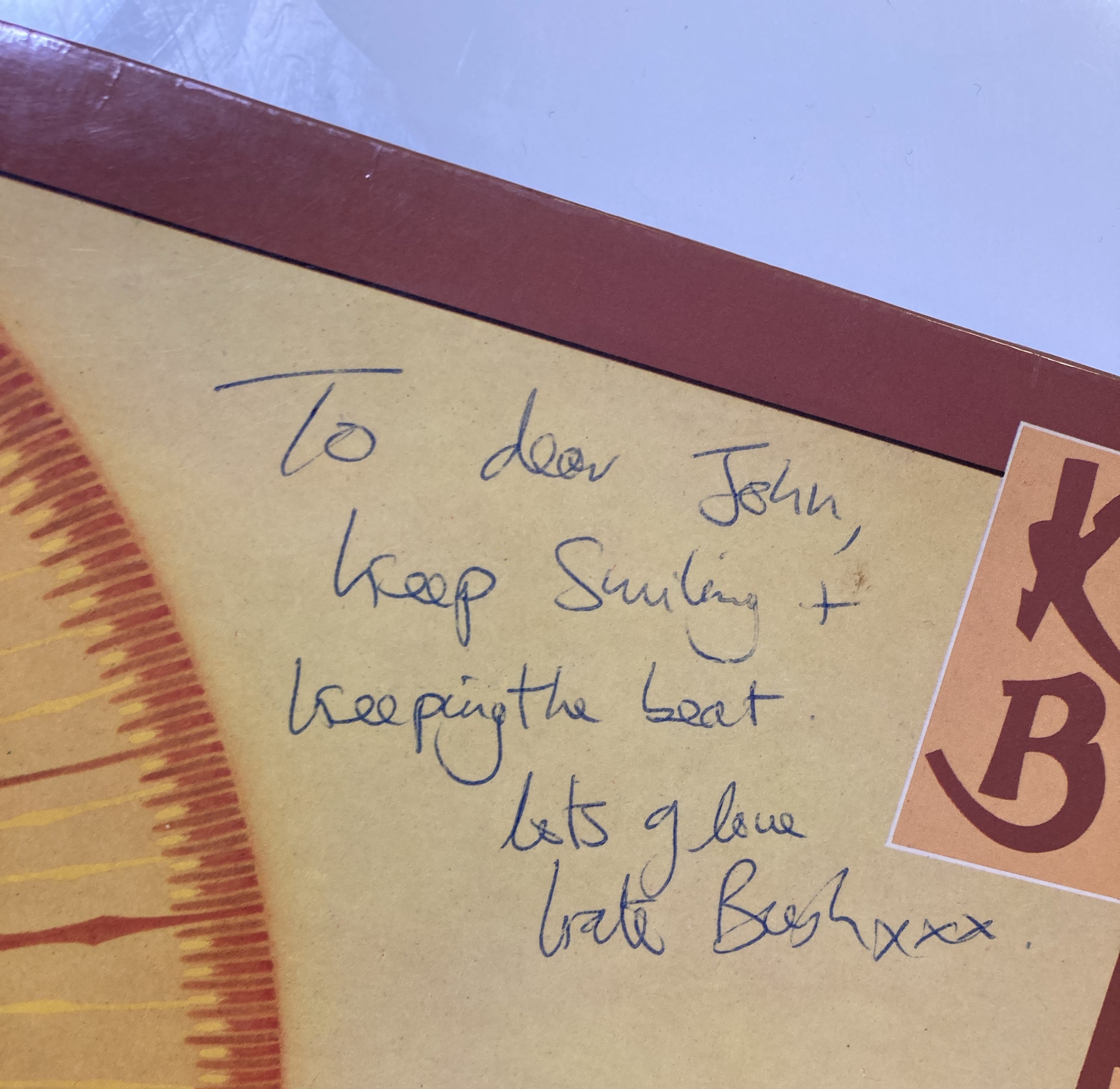 Lot 199 - KATE BUSH - SIGNED LP.