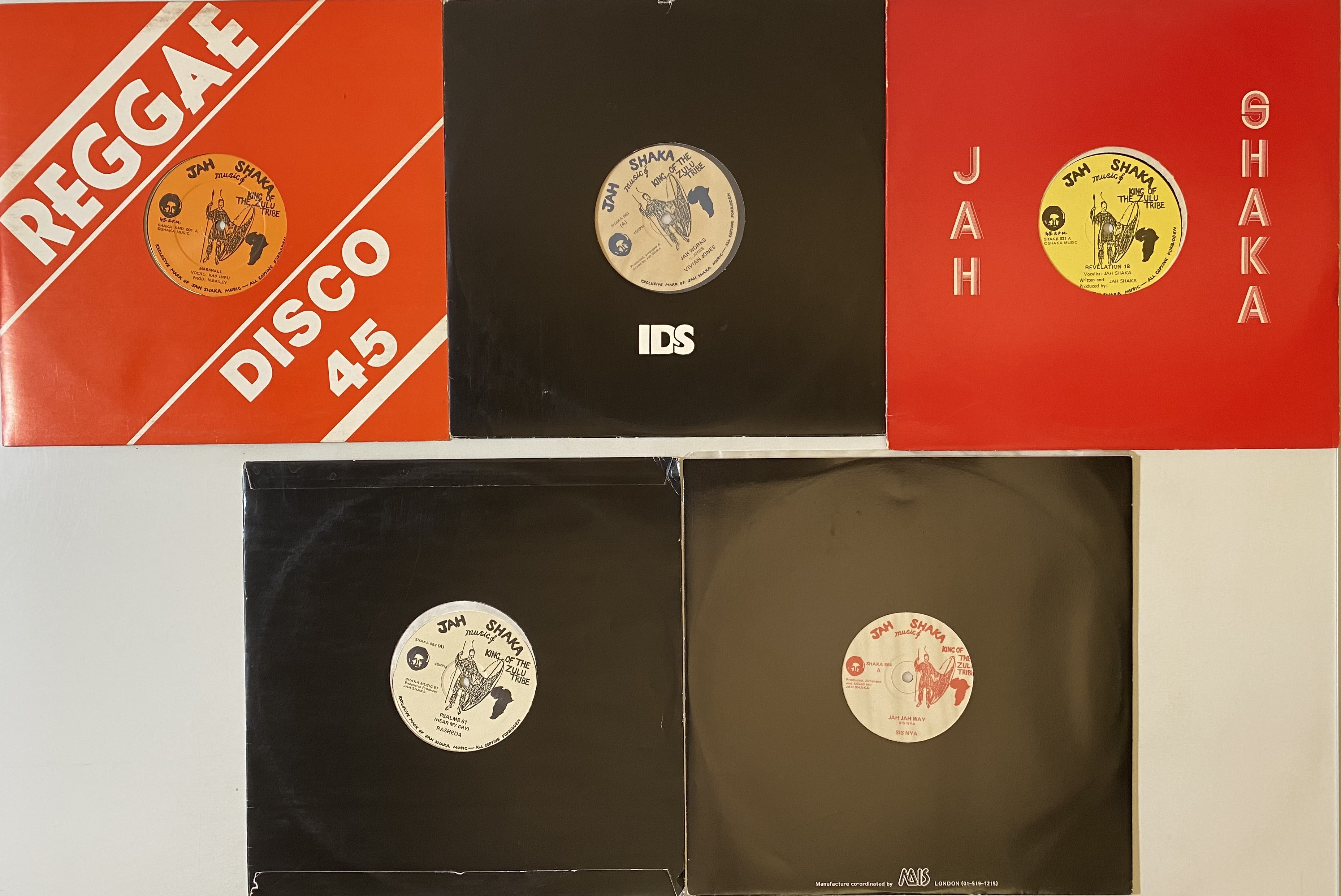 Lot 79 - JAH SHAKA MUSIC - ORIGINAL 12" RARITIES