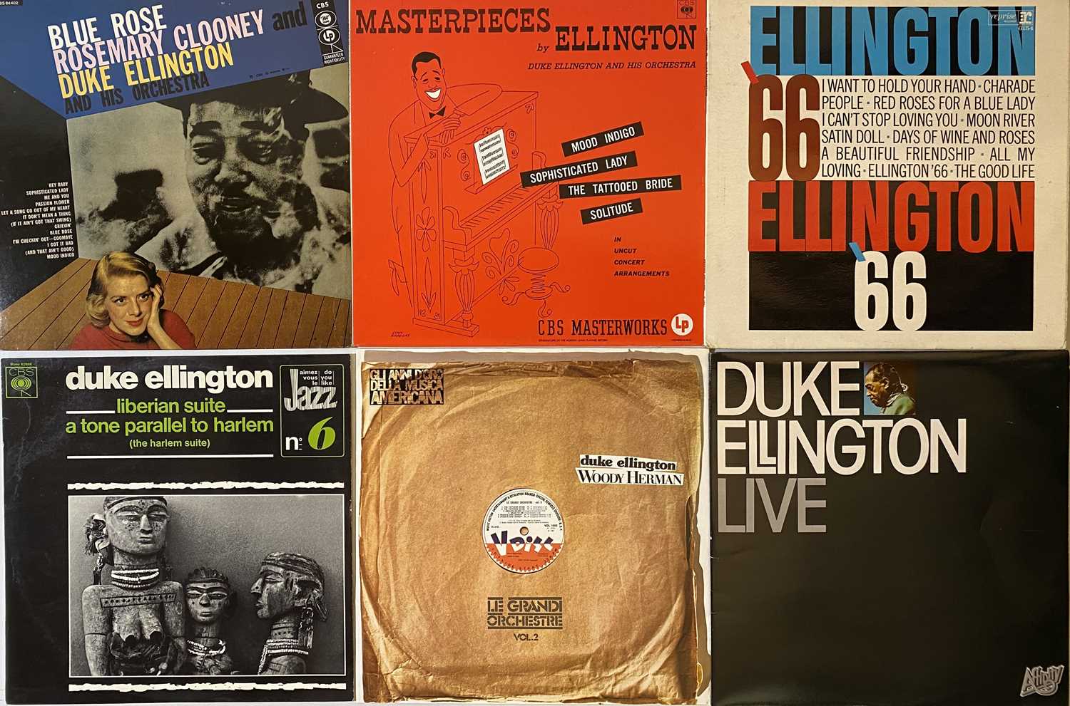 Lot 130 - DUKE ELLINGTON - LP COLLECTION (PLUS BOX