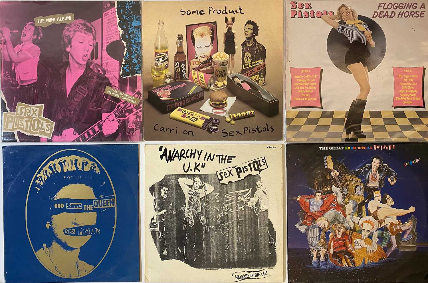 Lot 372 Sex Pistols Lp 12 Collection