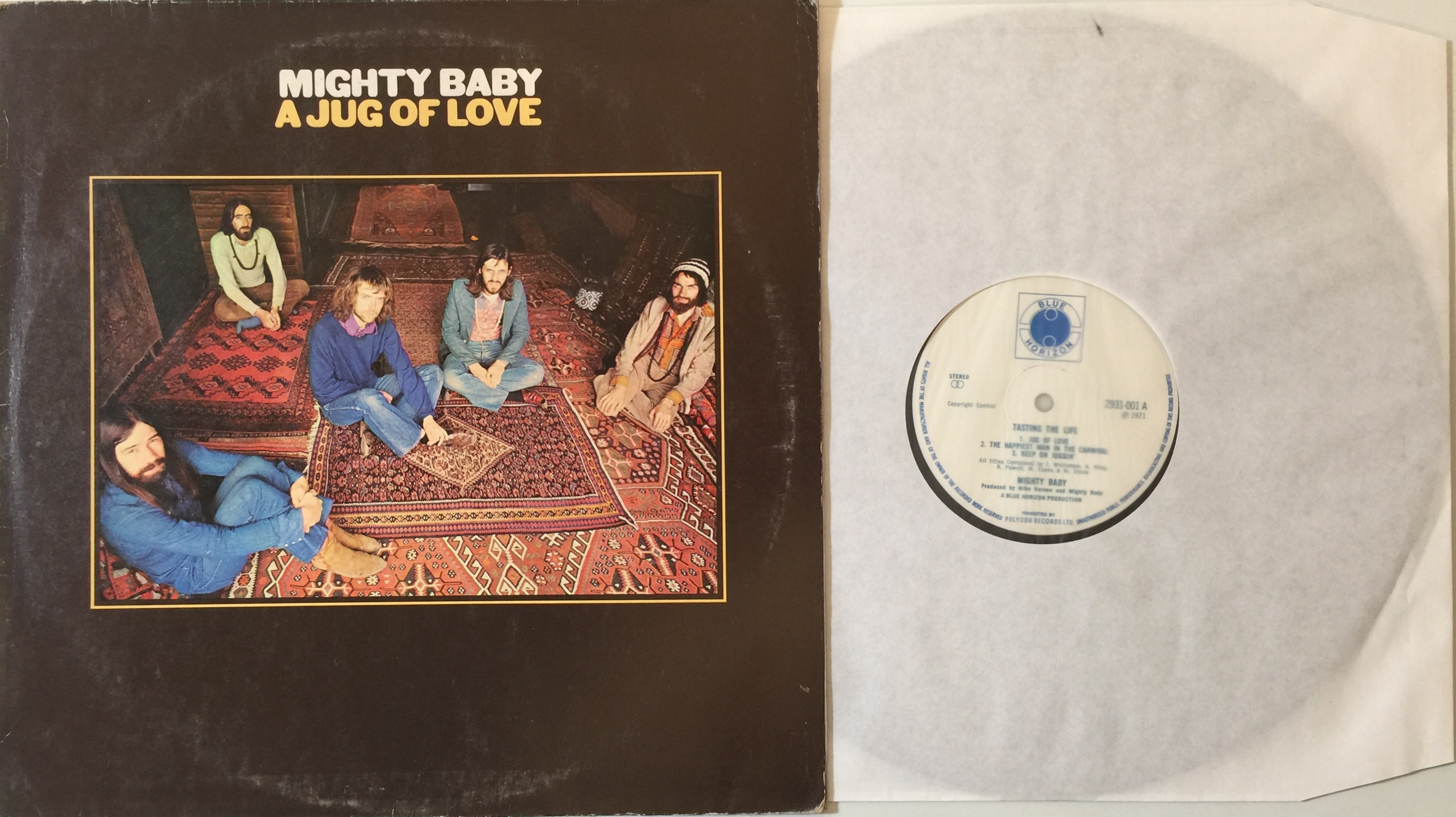 Lot 947 - MIGHTY BABY - A JUG OF LOVE LP (UK ORIGINAL