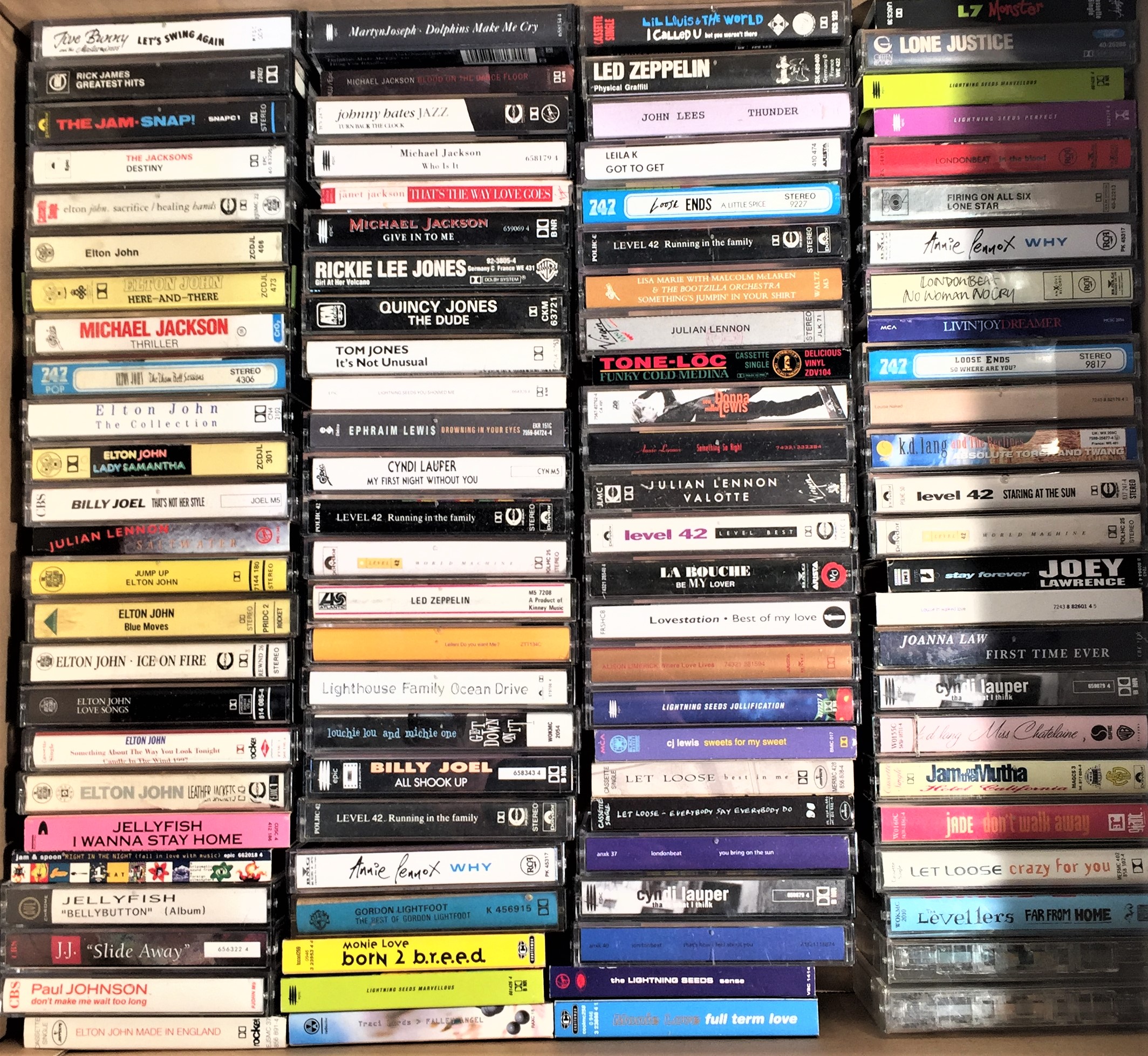 Lot 840 - CASSETTES LARGE ROCK + POP ARCHIVE