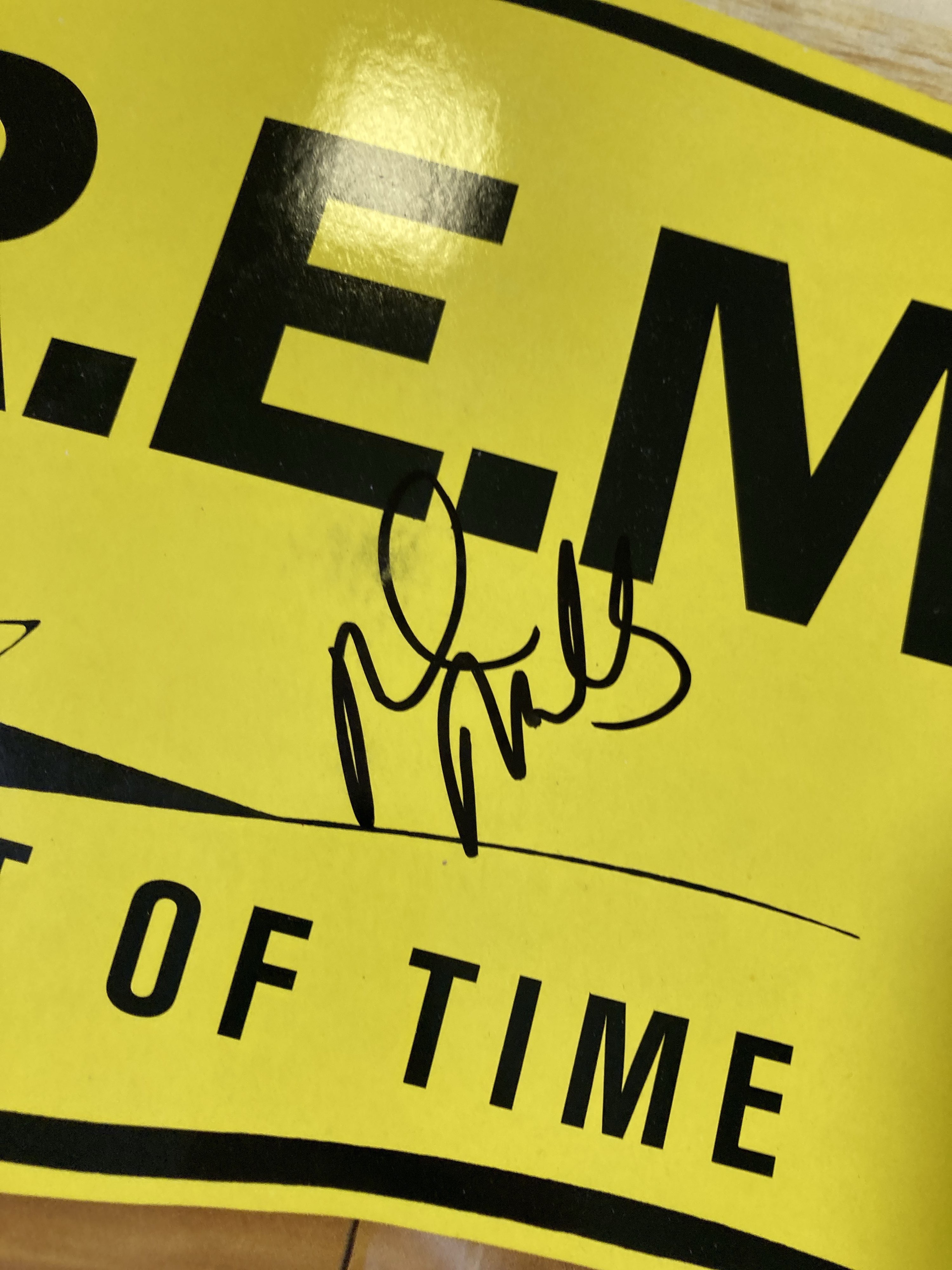 Lot 228 - INDIE ARTISTS SIGNED ITEMS - REM