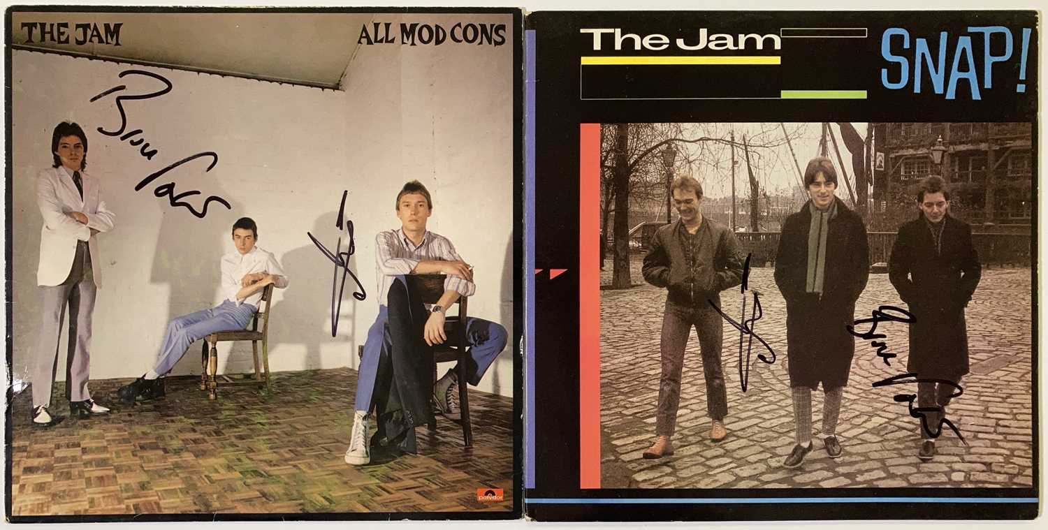 Lot 364 - THE JAM - SIGNED ITEMS.