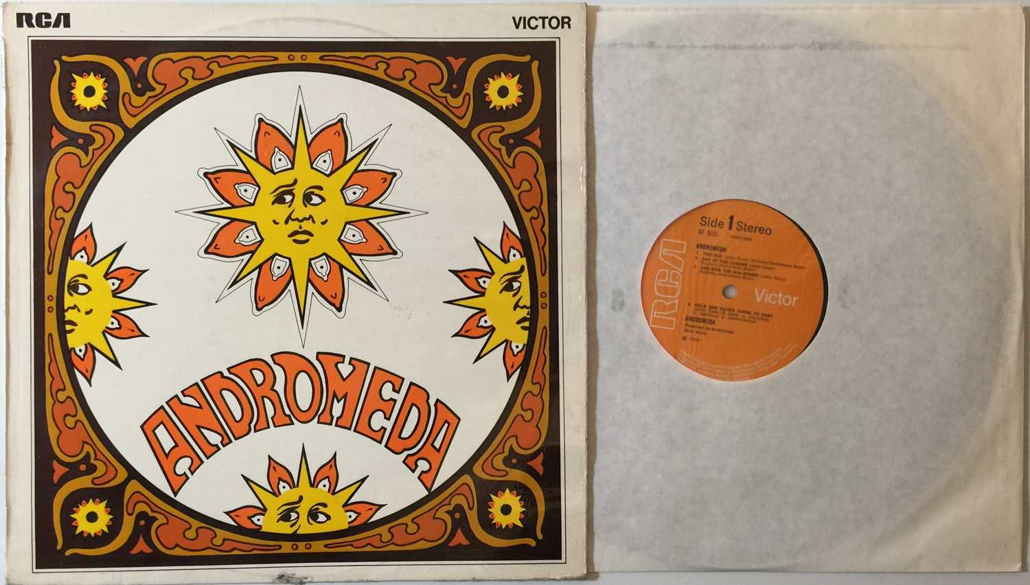 Lot 986 - ANDROMEDA - S/T LP (UK STEREO ORIGINAL - SF
