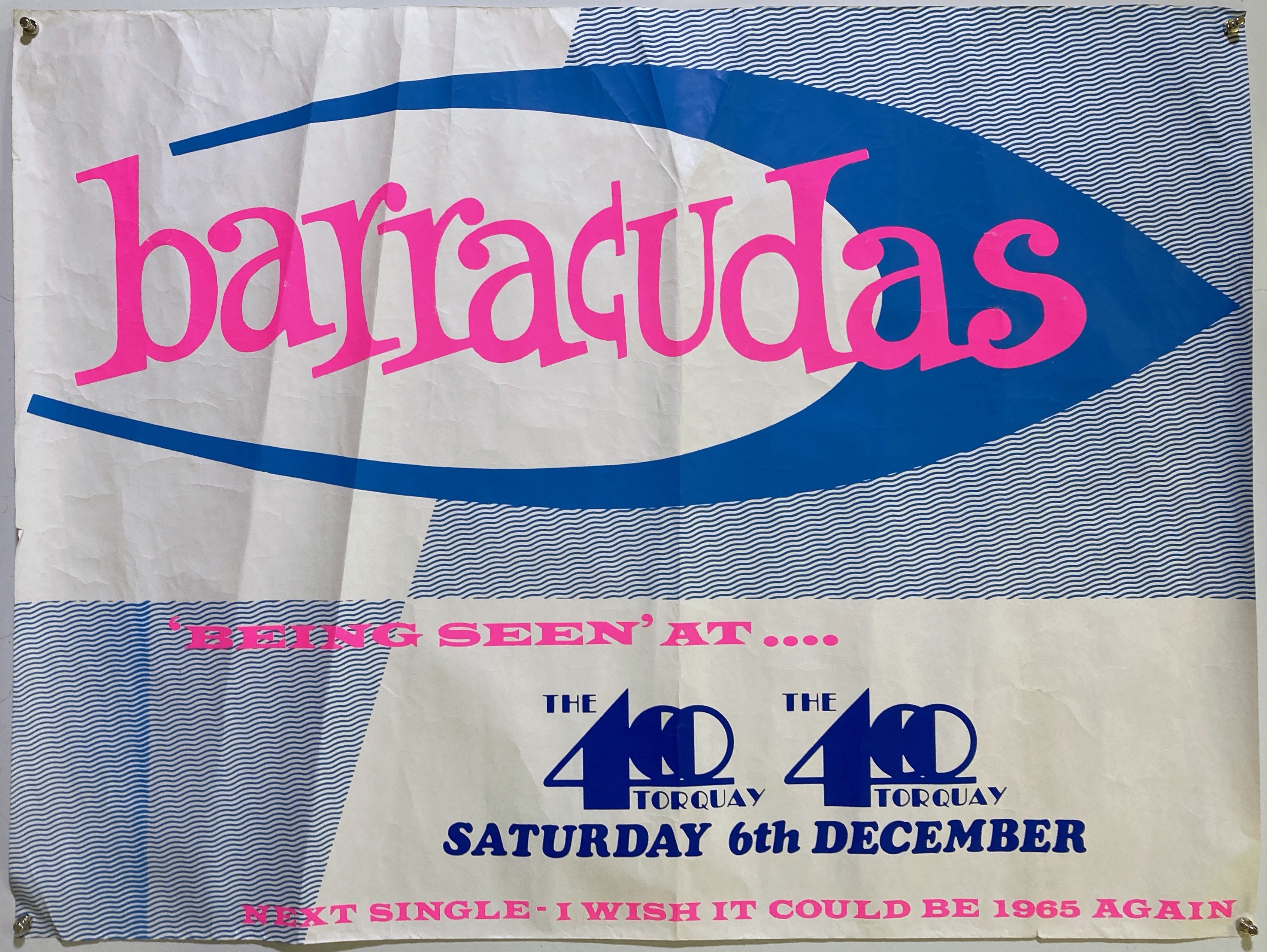 Lot 152 - SLADE / BARRACUDAS - TORQUAY CONCERT POSTERS.