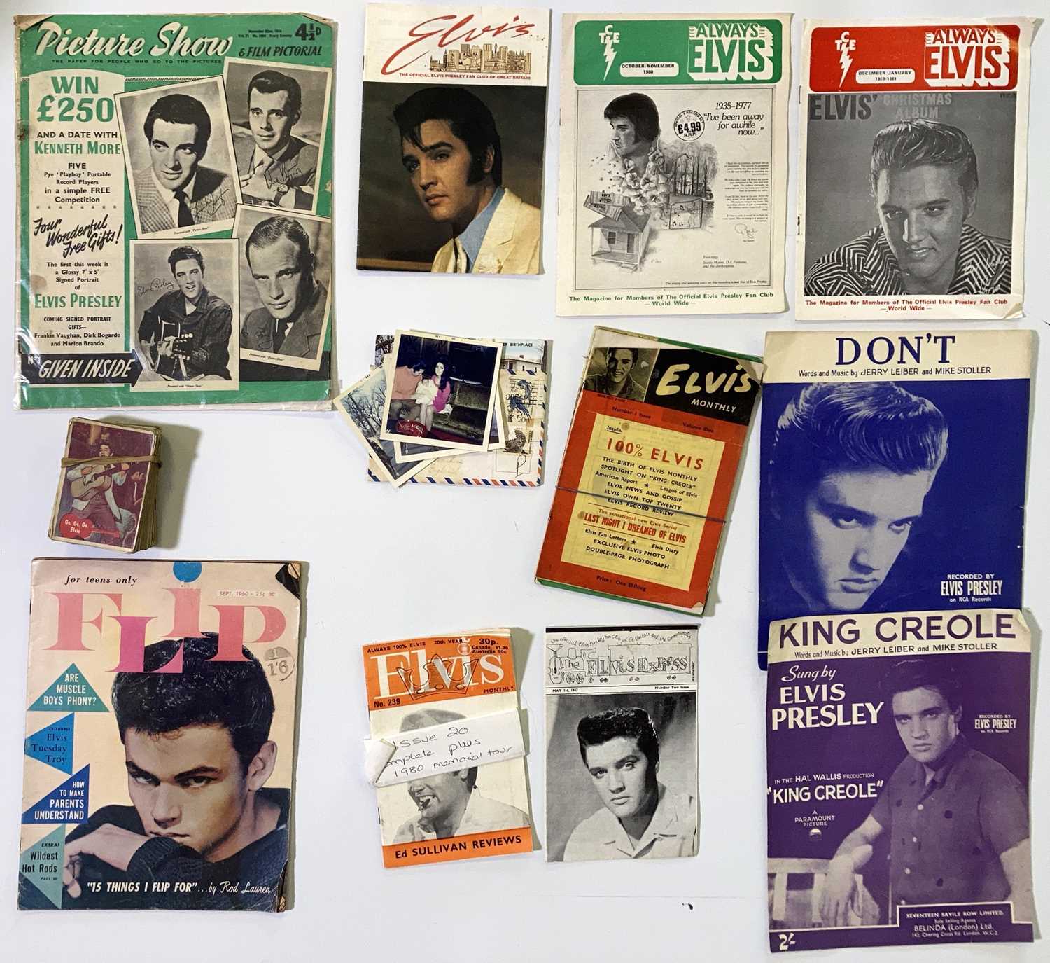 Lot 275 - ELVIS MONTHLY MAGAZINES - LARGE COLLECTION
