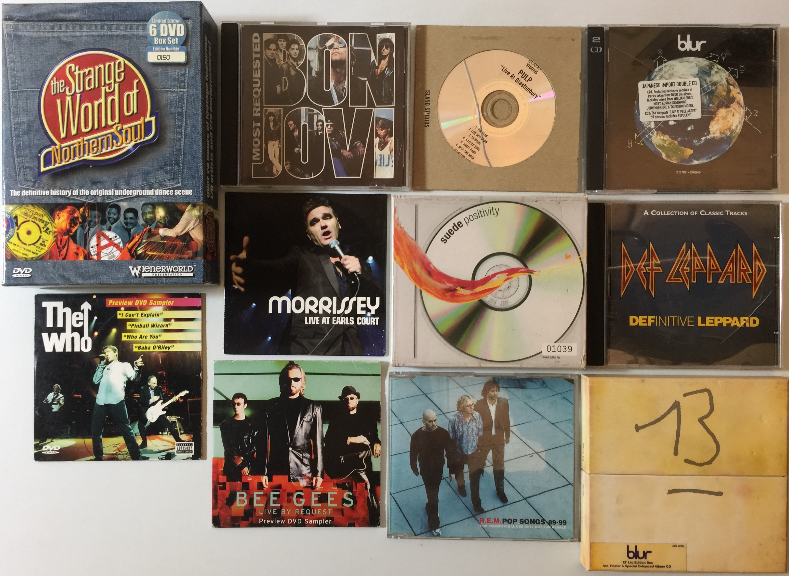 Lot 604 - DISCO/ ELECTRONIC/ ROCK 12"/ CDs/ DVDs (INC