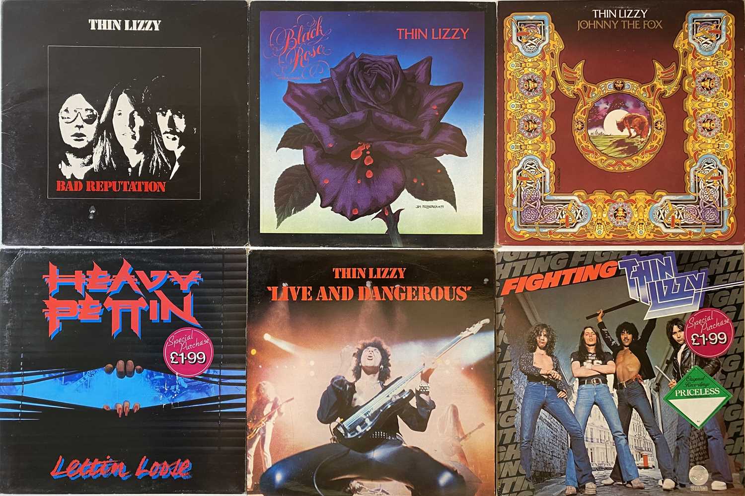 Lot 1093 - HEAVY/STADIUM ROCK & METAL - LPs