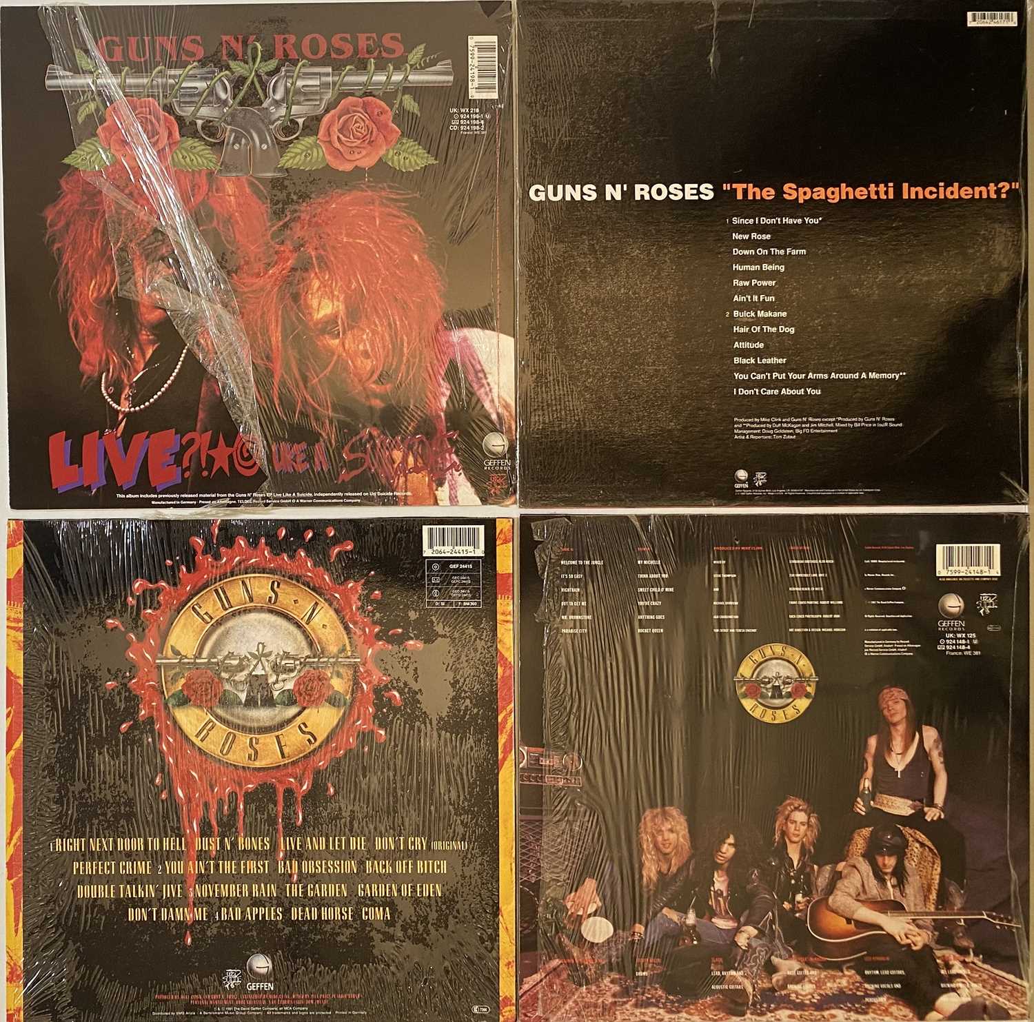 Lot 1006 - GUNS N ROSES - LP RARITIES