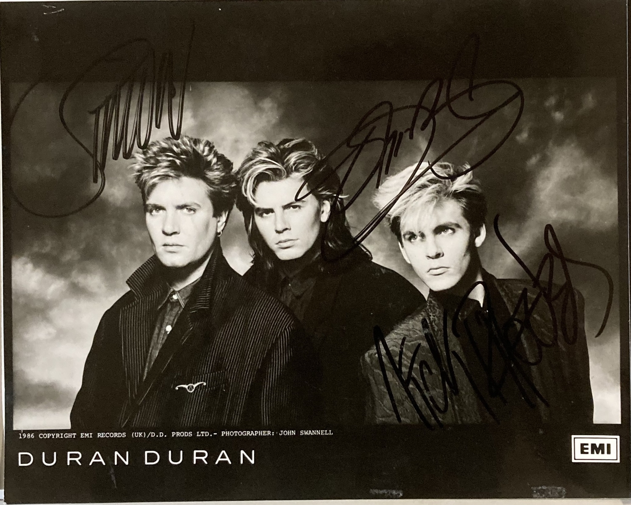 Lot 9 - DURAN DURAN MEMORABILIA
