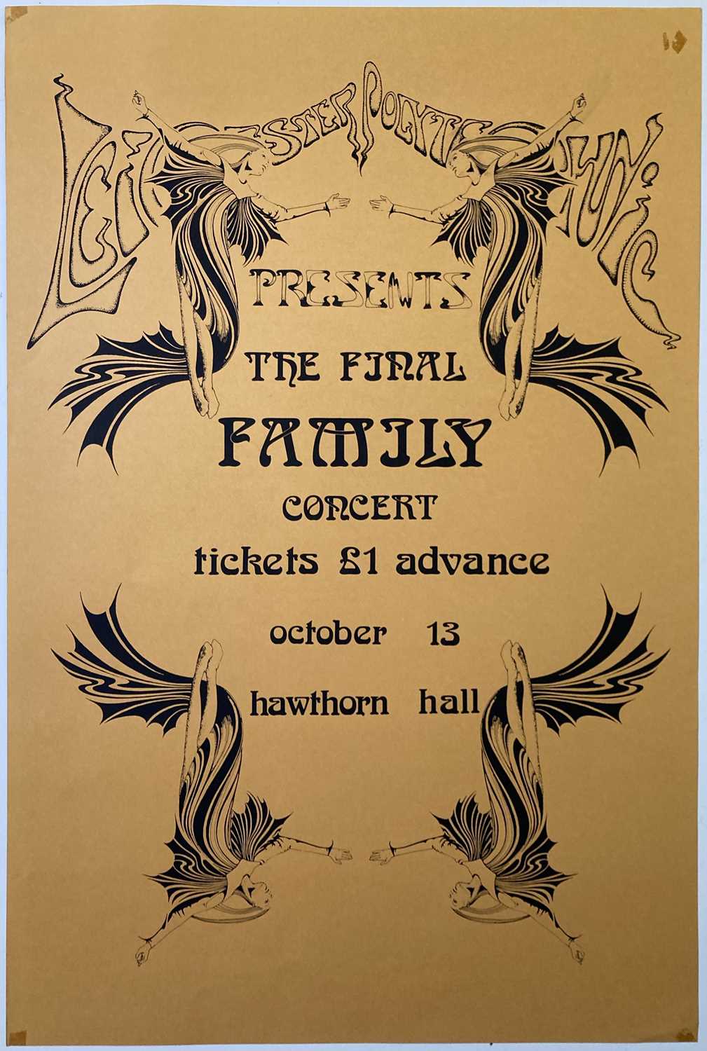 Lot 201 - FAMILY - AN ORIGINAL POSTER FOR THE 'FINAL