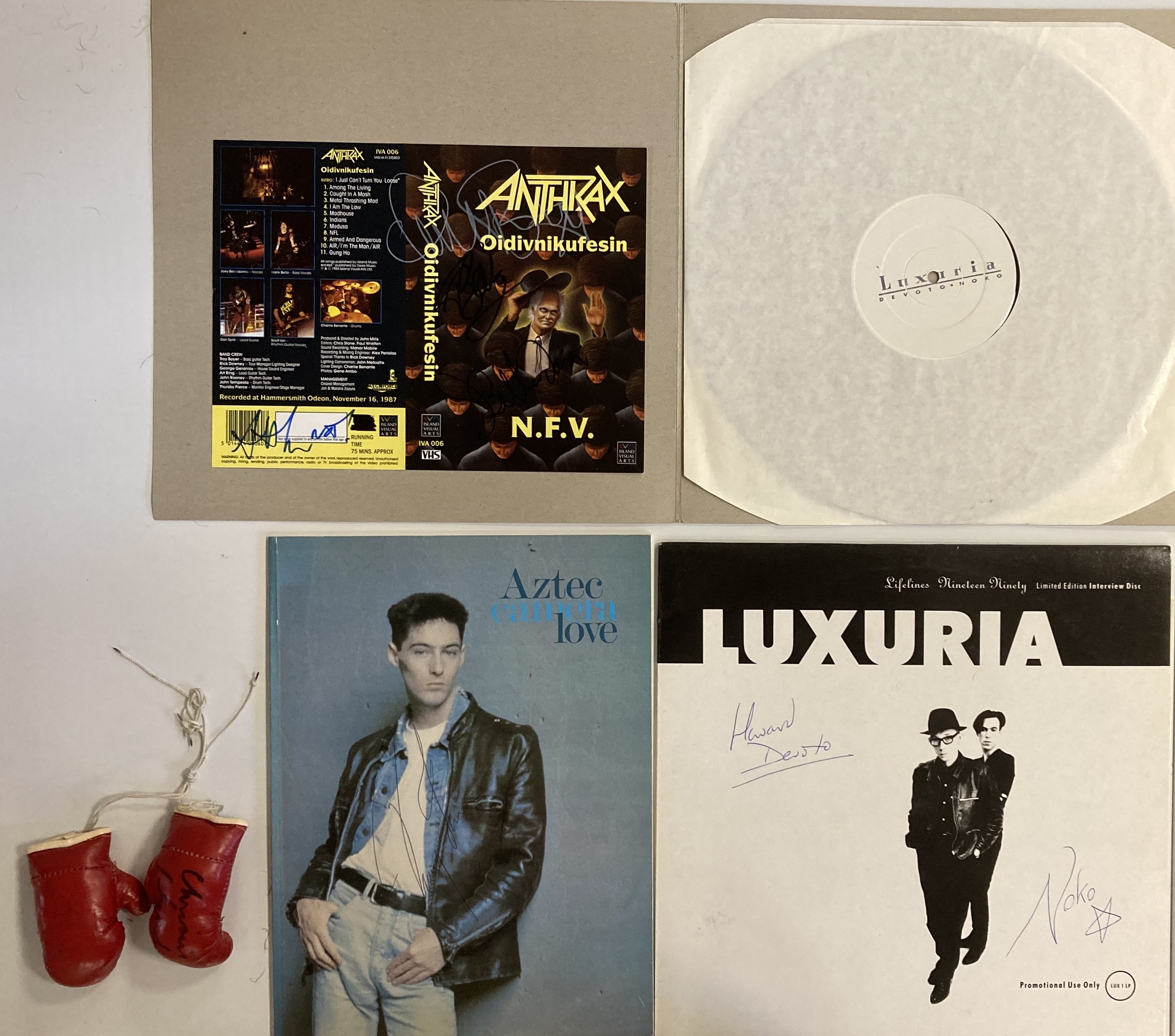 Lot 295 - ASSORTED SIGNED ITEMS - CHRISSIE HYNDE