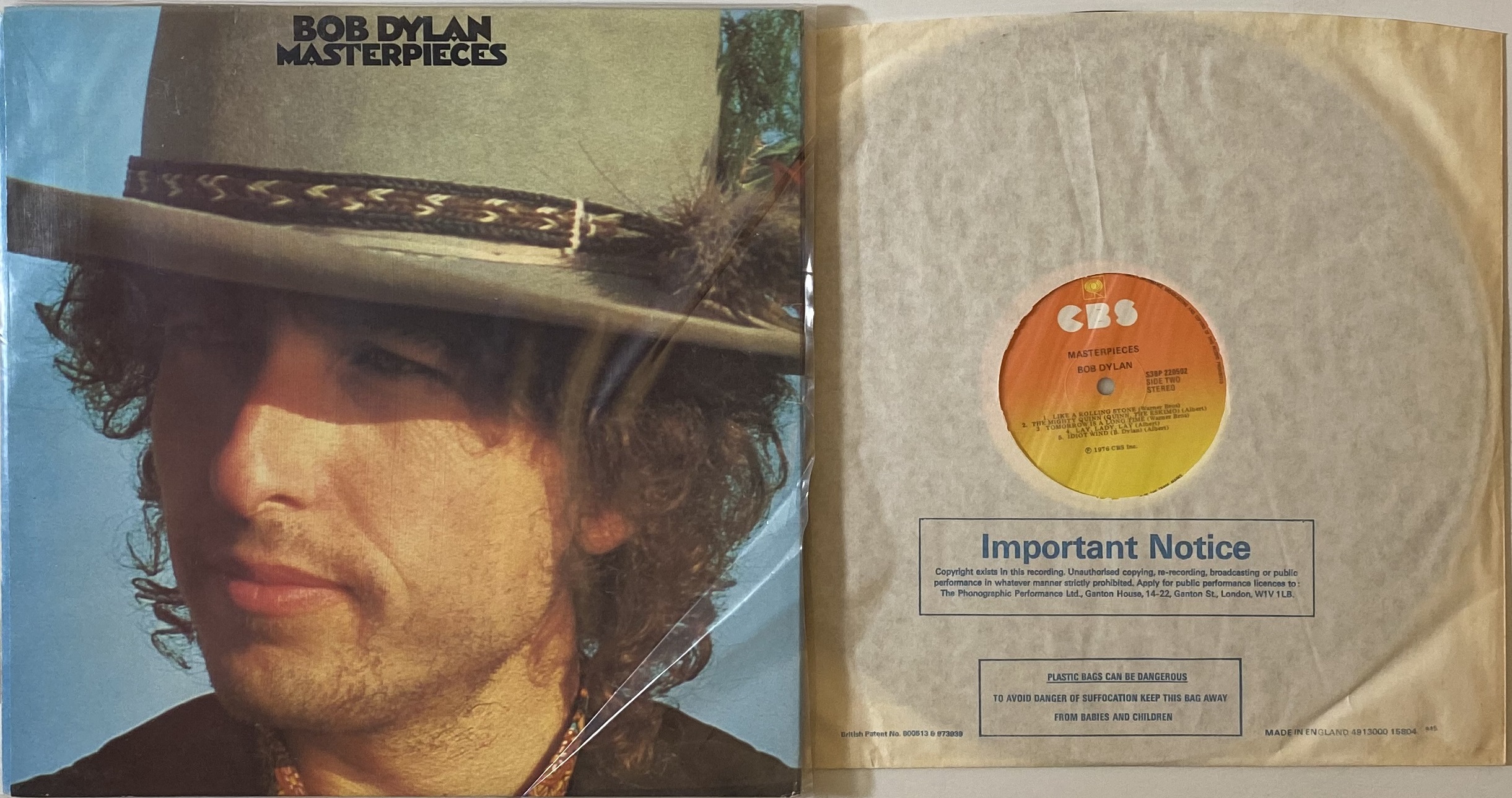 Lot 625 - BOB DYLAN - LP PACK