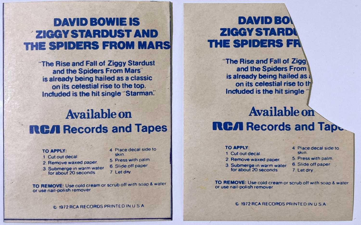Lot 28 - DAVID BOWIE - ORIGINAL GEORGE UNDERWOOD SKIN