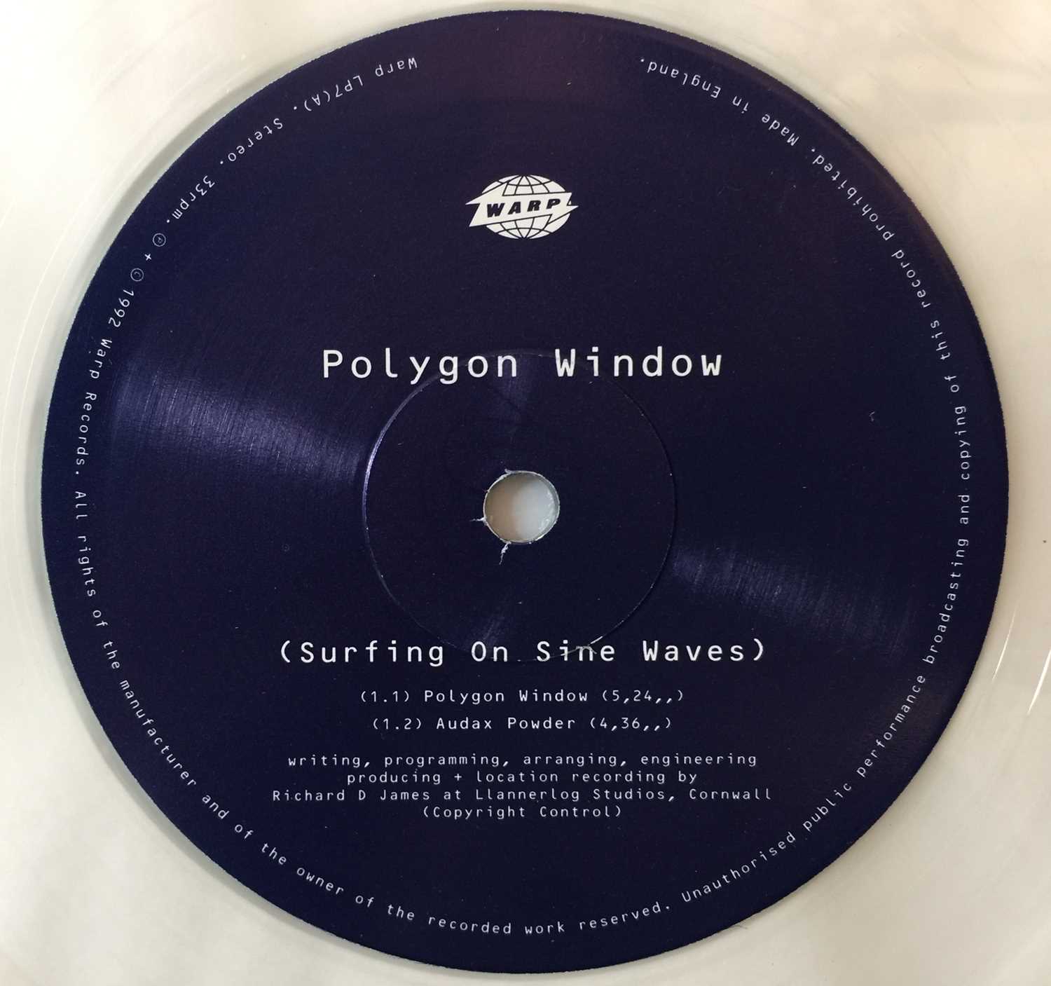 Lot 97 - POLYGON WINDOW (APHEX TWIN) - SURFING ON SINE