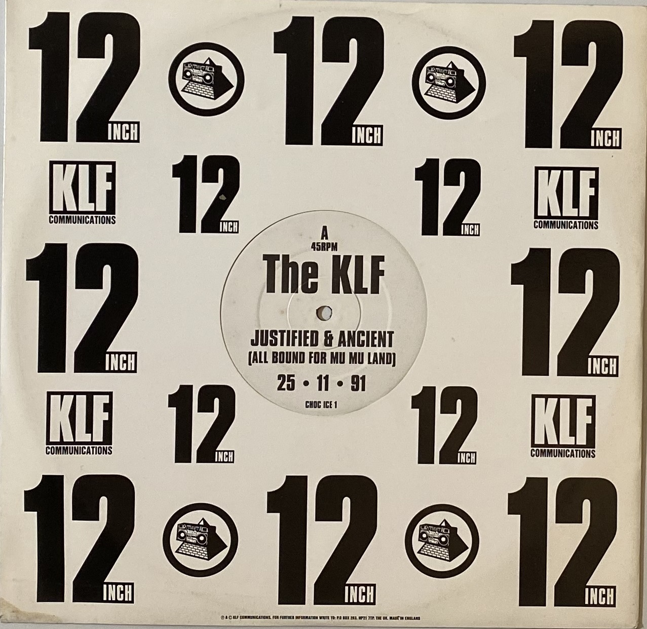 Lot 185 - THE KLF/ THE JUSTIFIED ANCIENTS OF MU MU