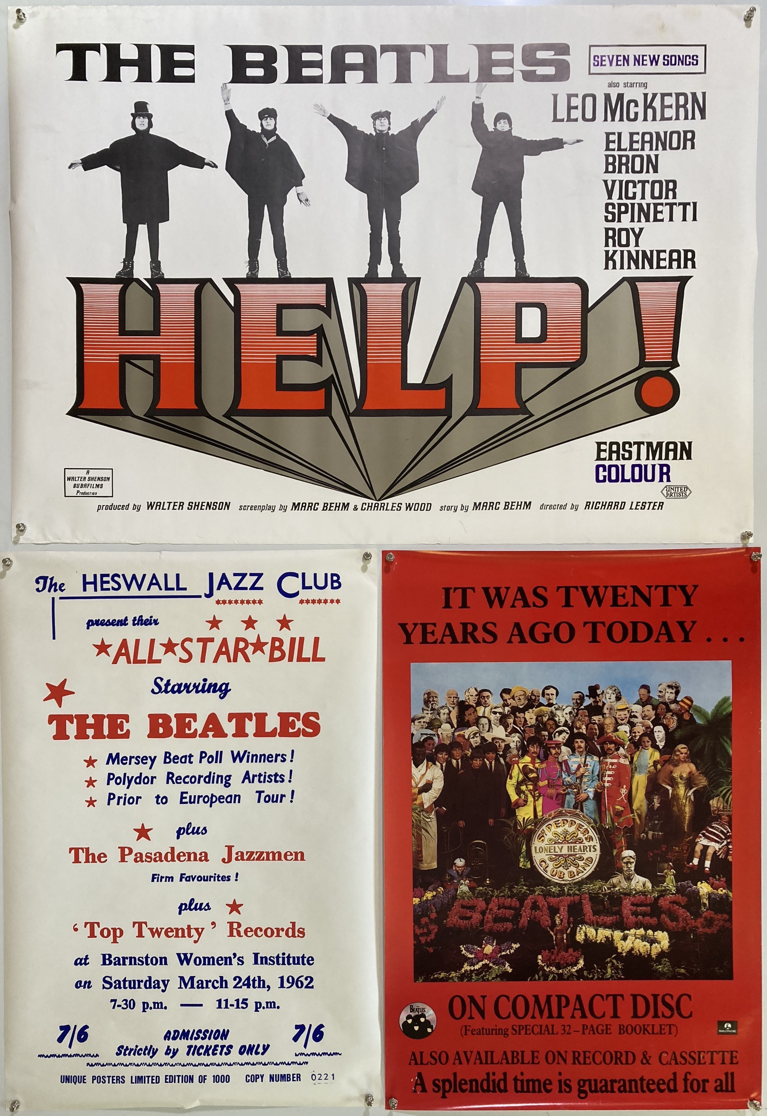 Lot 195 - THE BEATLES - POSTERS.