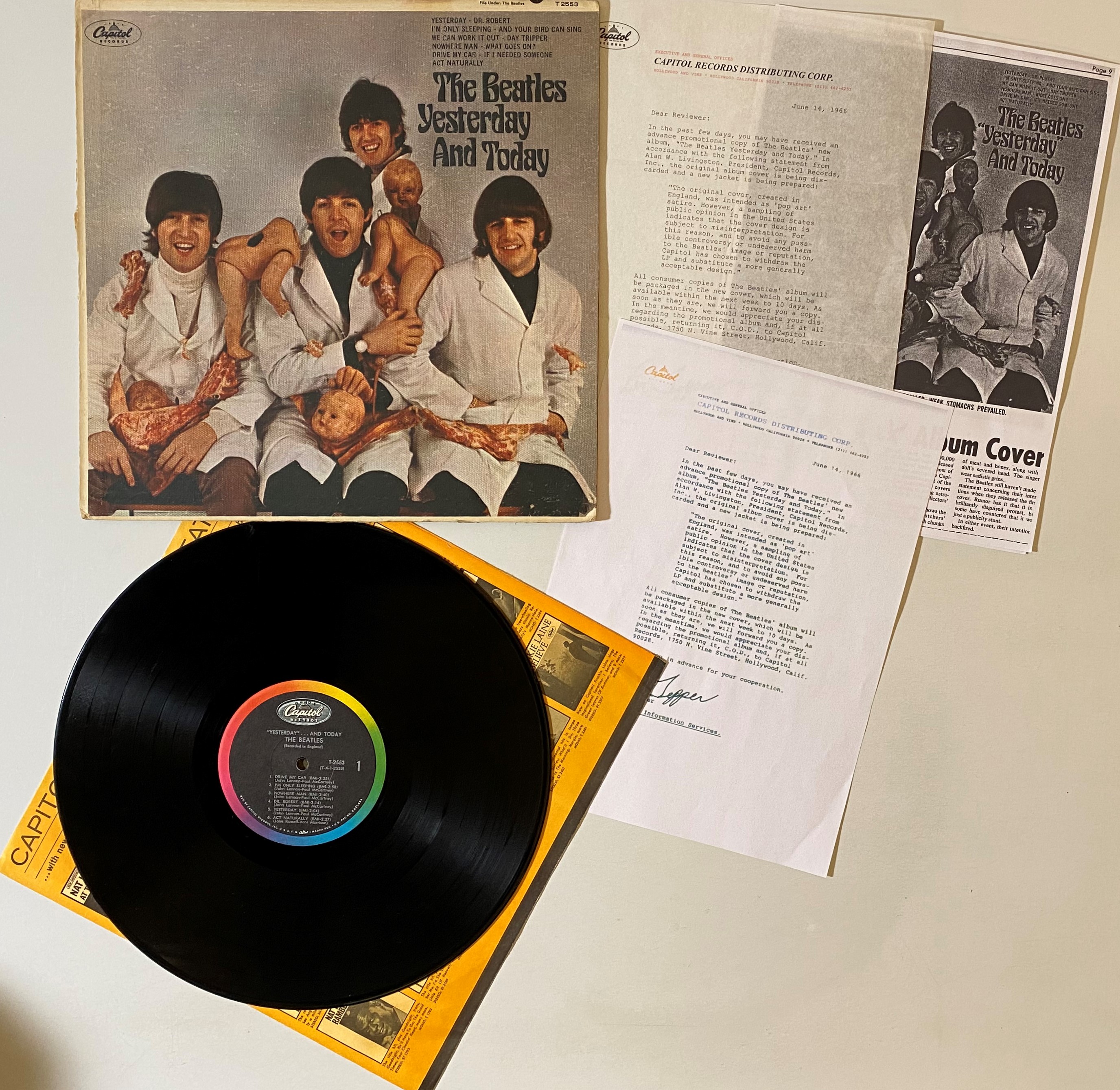 Lot 70 - THE BEATLES - YESTERDAY AND TODAY 'BUTCHER
