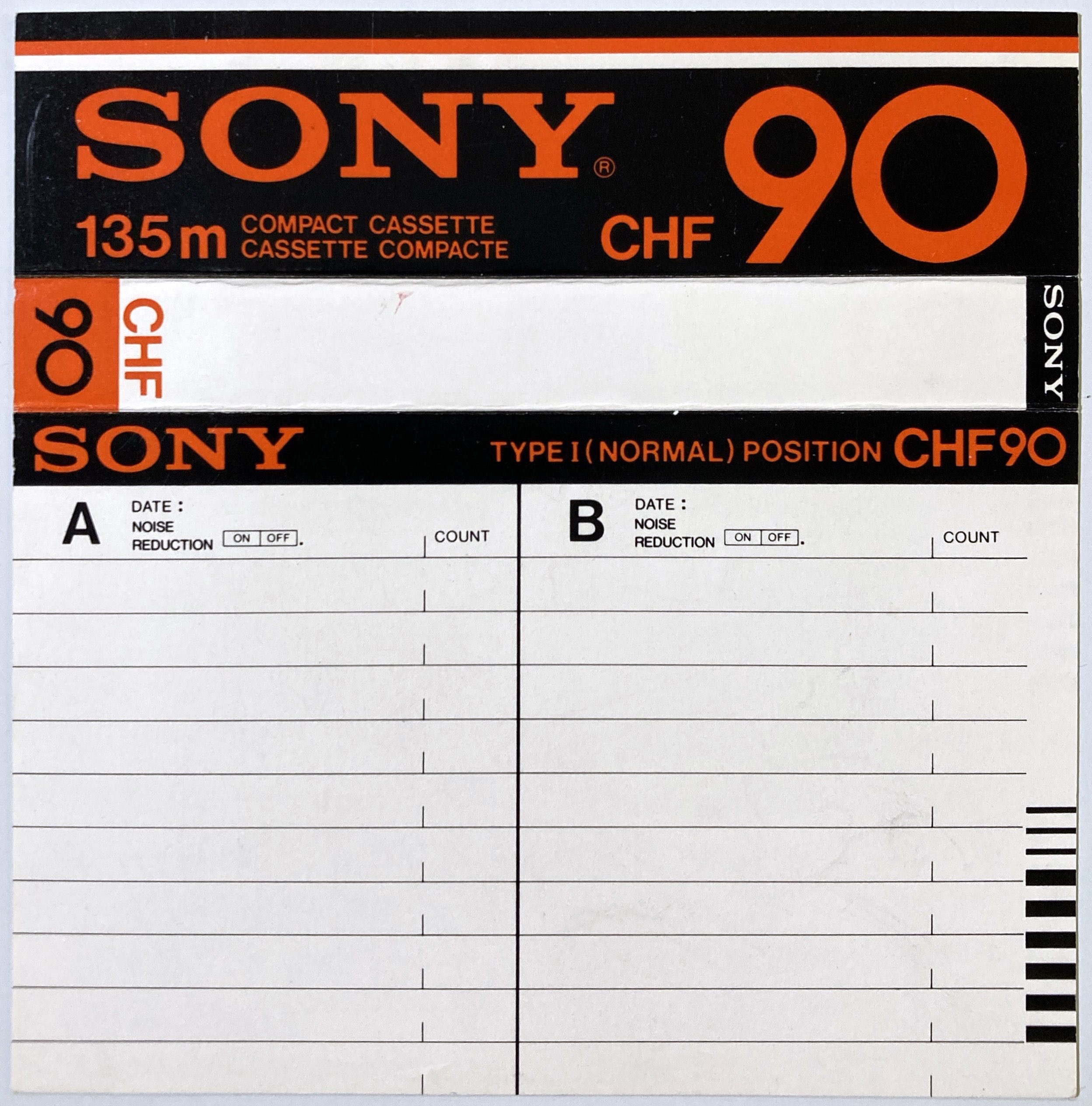 Lot 408 - NEW ORDER SIGNED CASSETTE INLAY CARD.