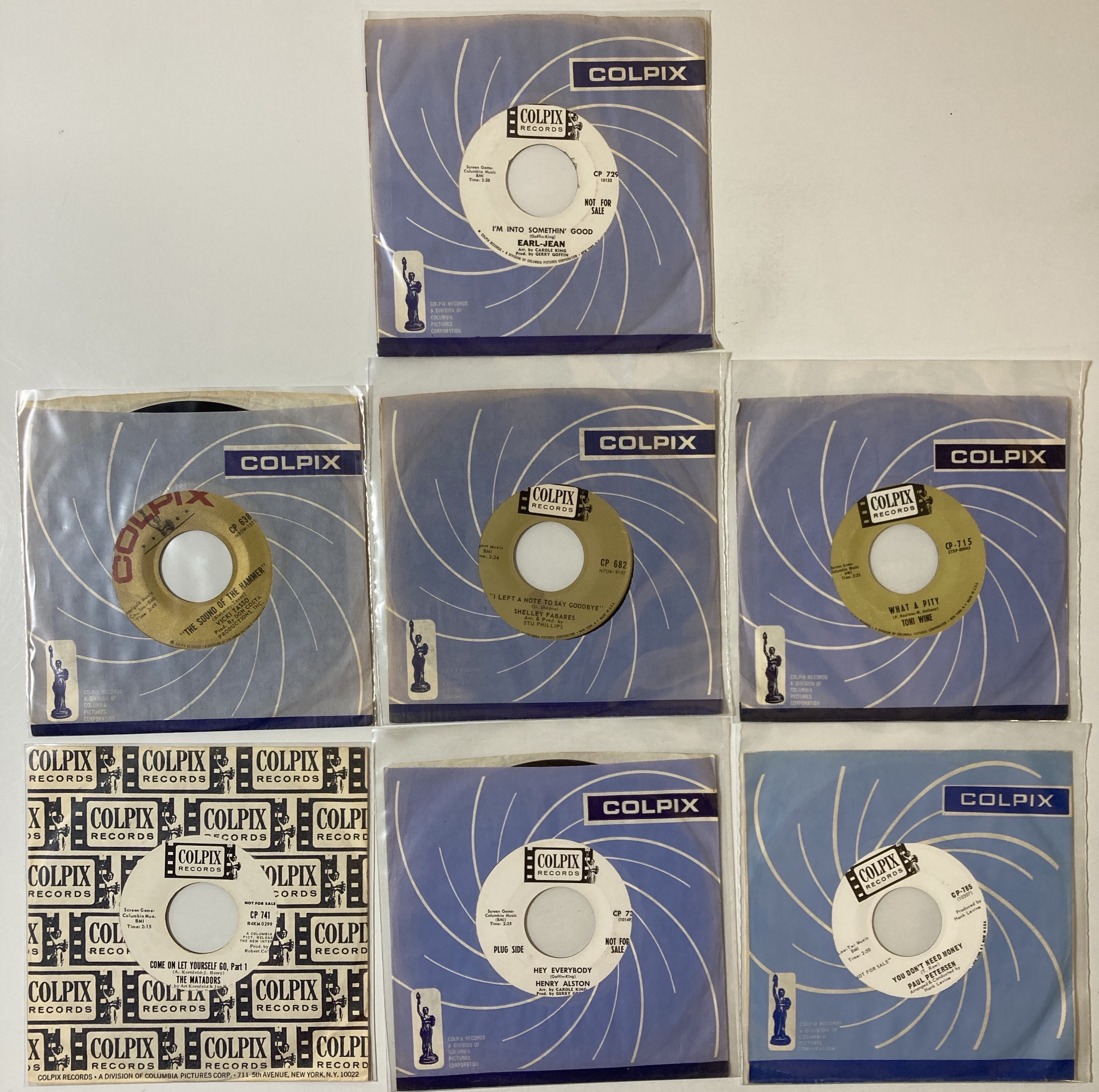 Lot 64 - COLPIX RECORDS - ORIGINAL US 7" RELEASES