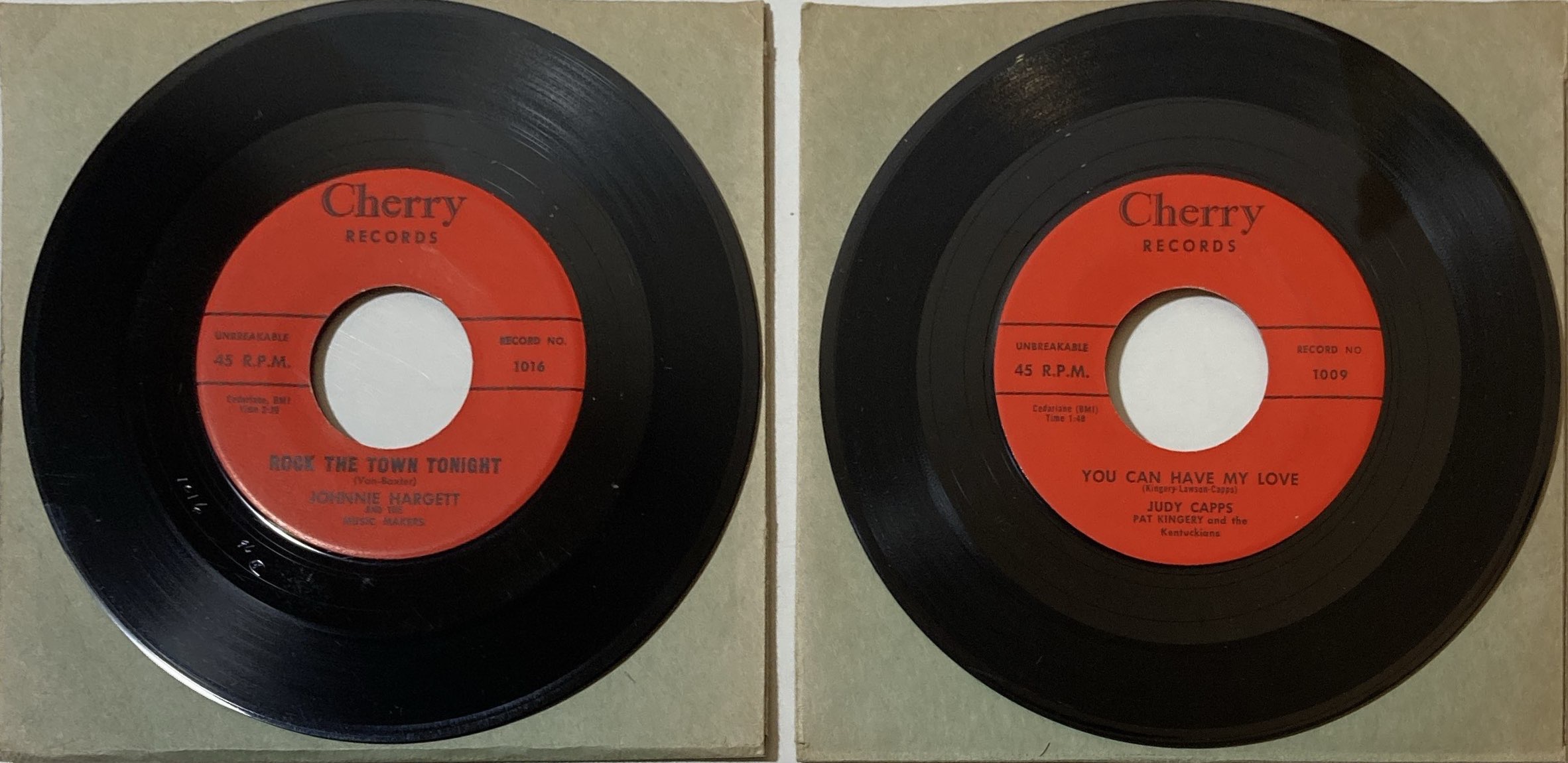 Lot 69 - CHERRY RECORDS - ORIGINAL US 7" RARITIES