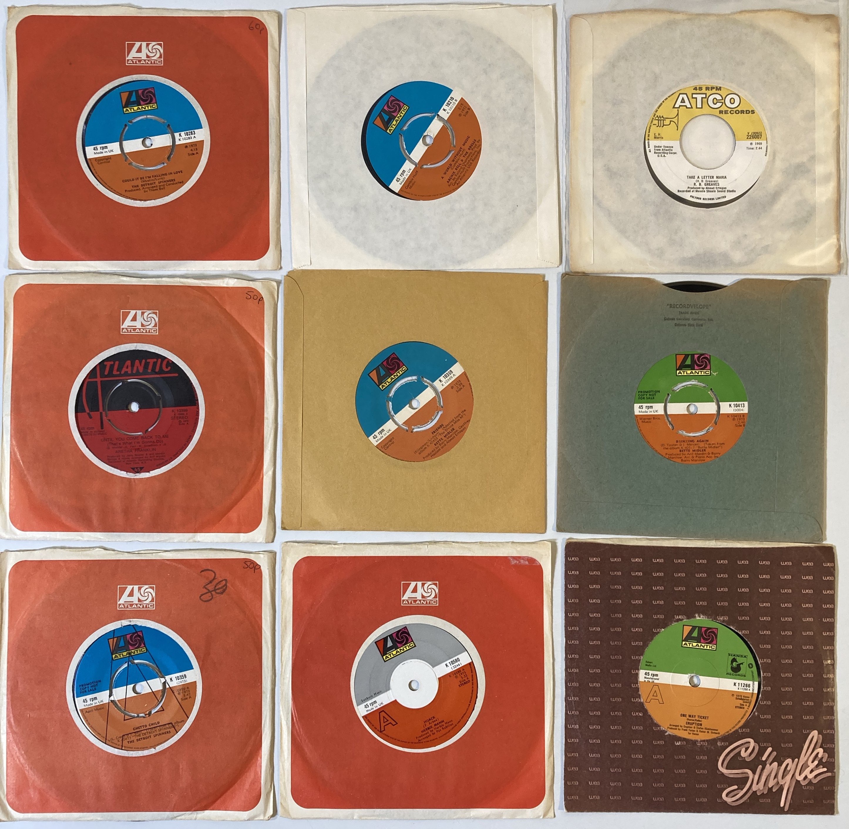 Lot 87 - UK ATLANTIC 7"