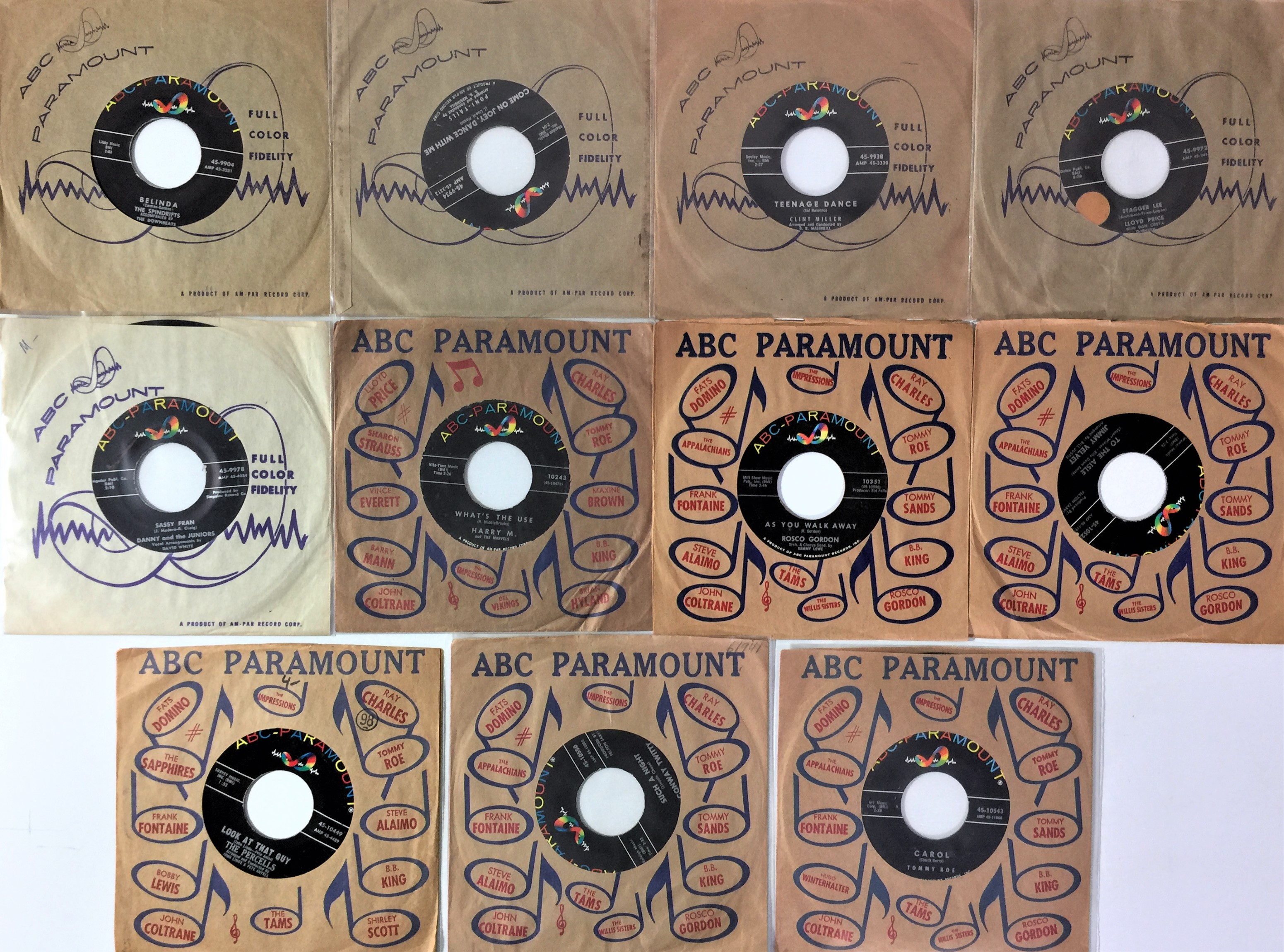 Lot 90 - ABC-PARAMOUNT 7" PACK