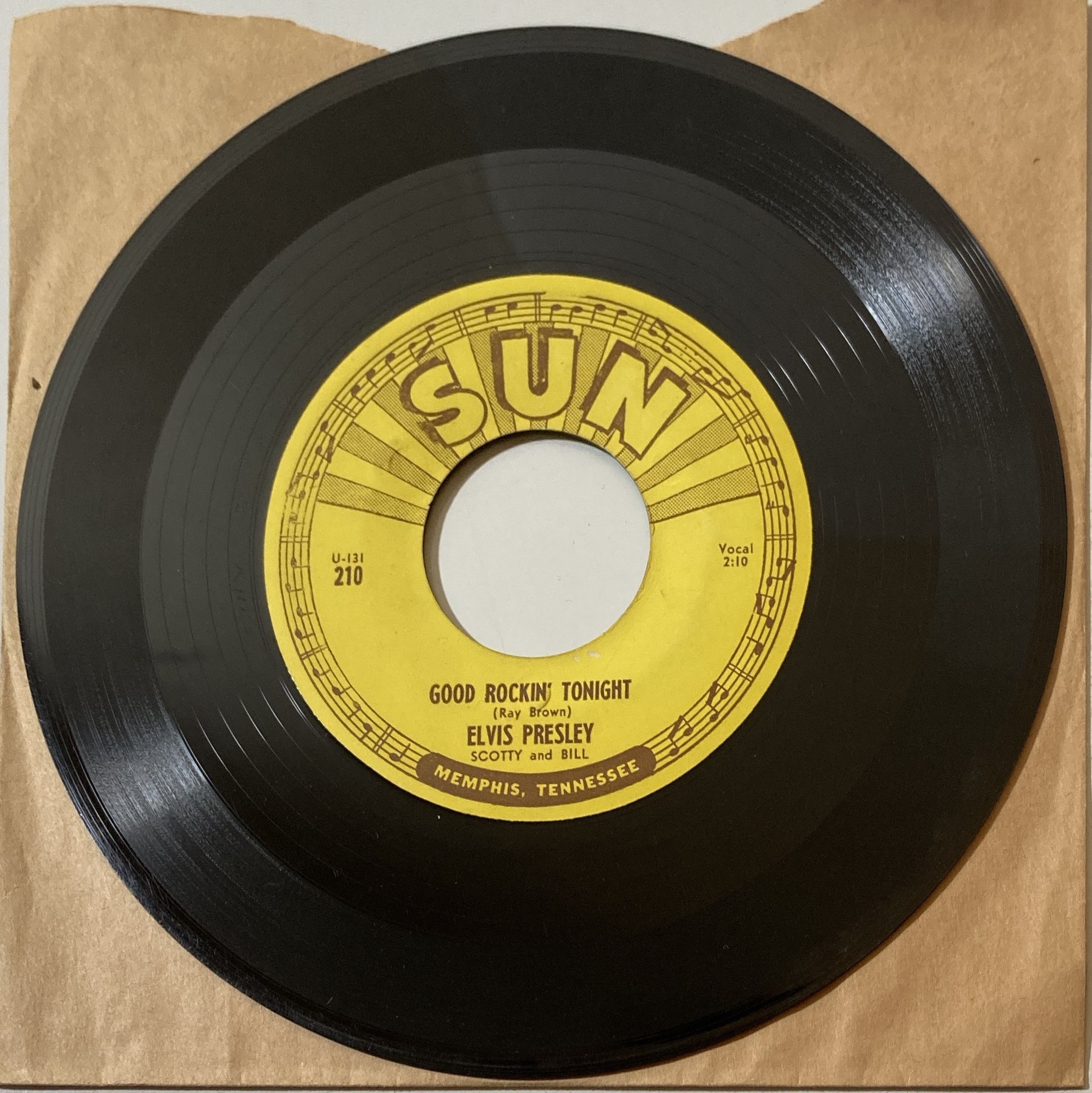Lot 210 - SUN RECORDS COLLECTION - ELVIS PRESLEY