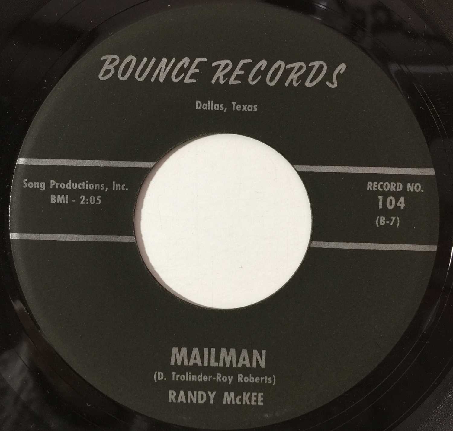 Lot 96 - RANDY MCKEE - MAILMAN/ NO DOUBT ABOUT IT 7"
