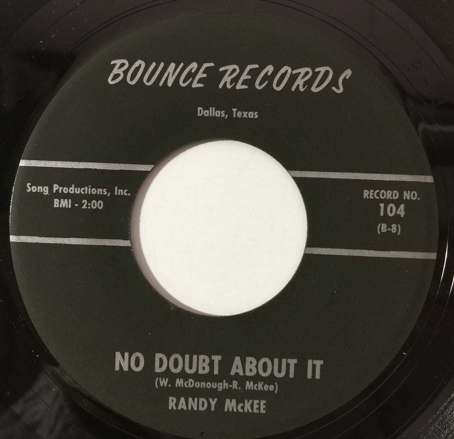 Lot 96 - RANDY MCKEE - MAILMAN/ NO DOUBT ABOUT IT 7"