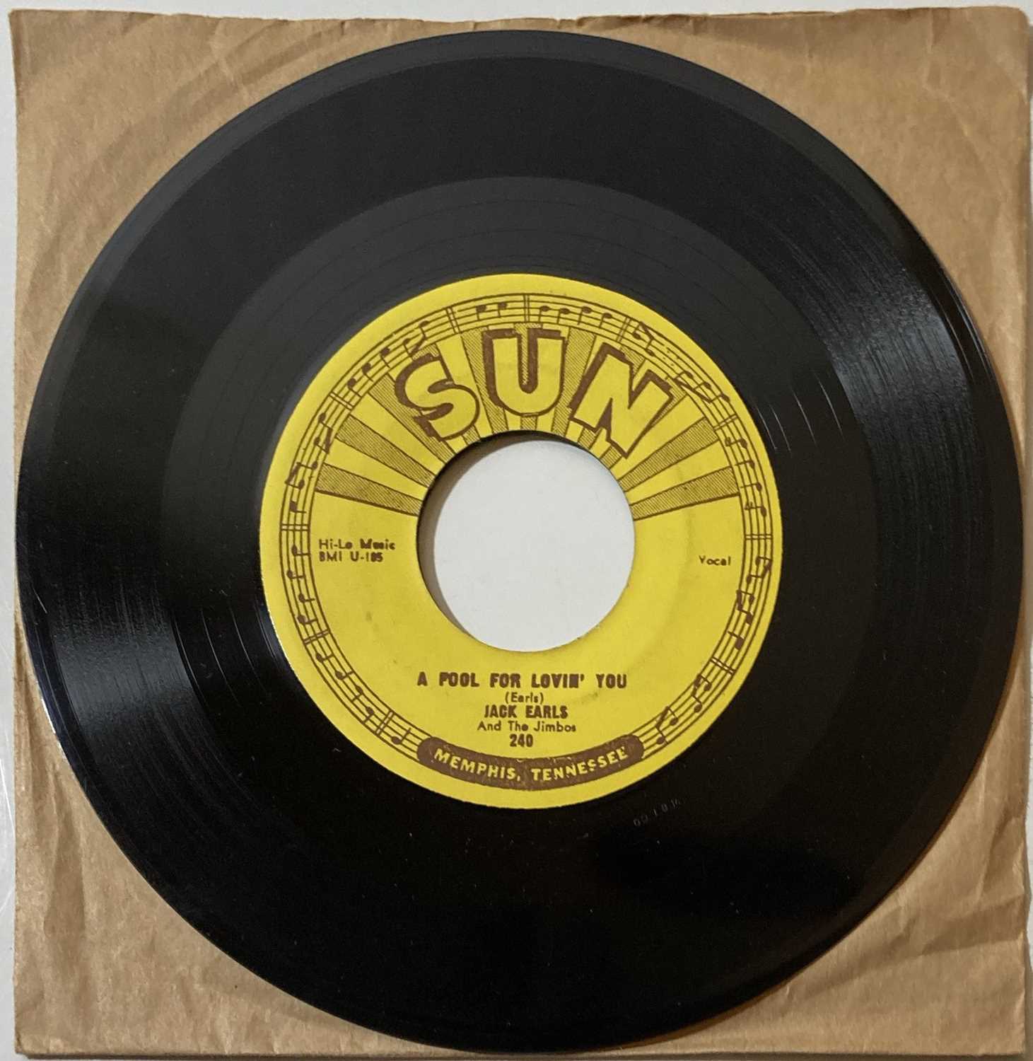 Lot 218 - SUN RECORDS COLLECTION - JACK EARLS - SLOW