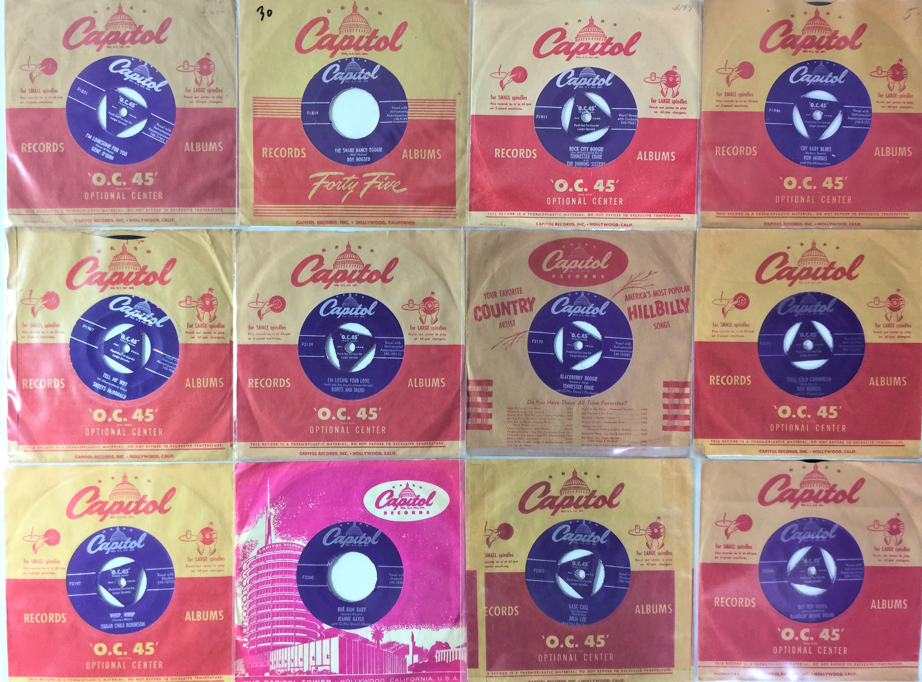 Lot 99 - CAPITOL - 7" COLLECTION