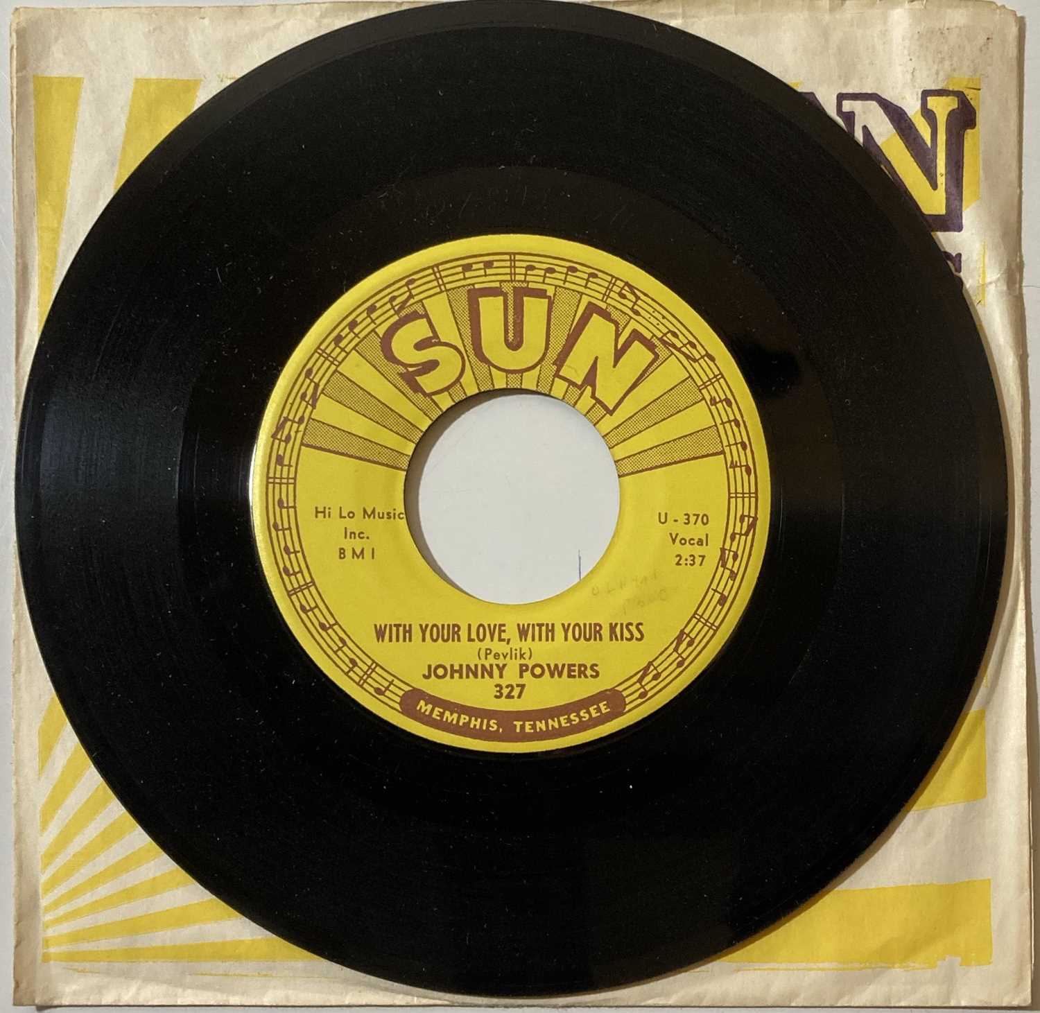 Lot 226 - SUN RECORDS COLLECTION - JOHNNY POWERS