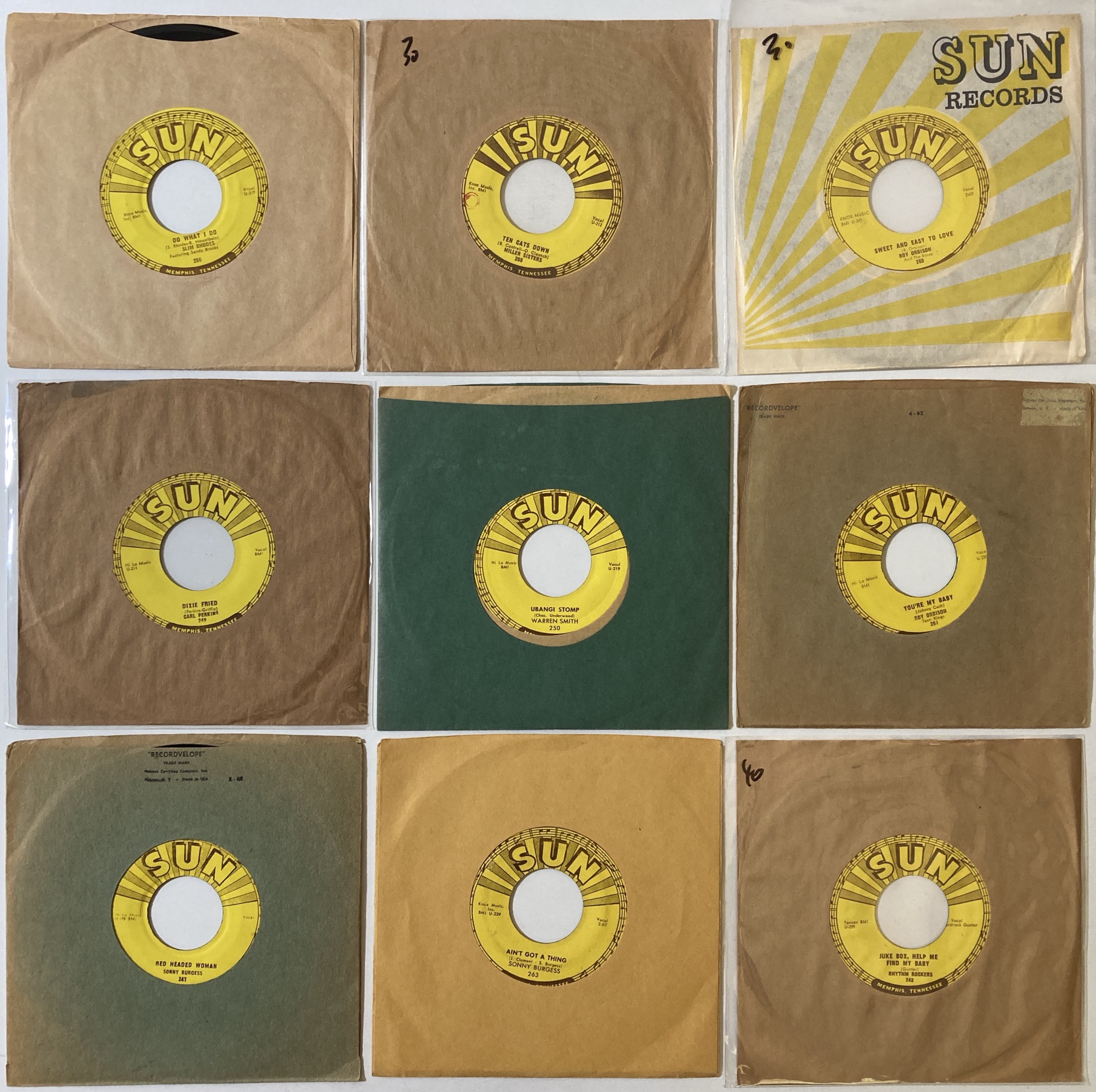 Lot 238 - SUN RECORDS COLLECTION - PACK OF EARLY