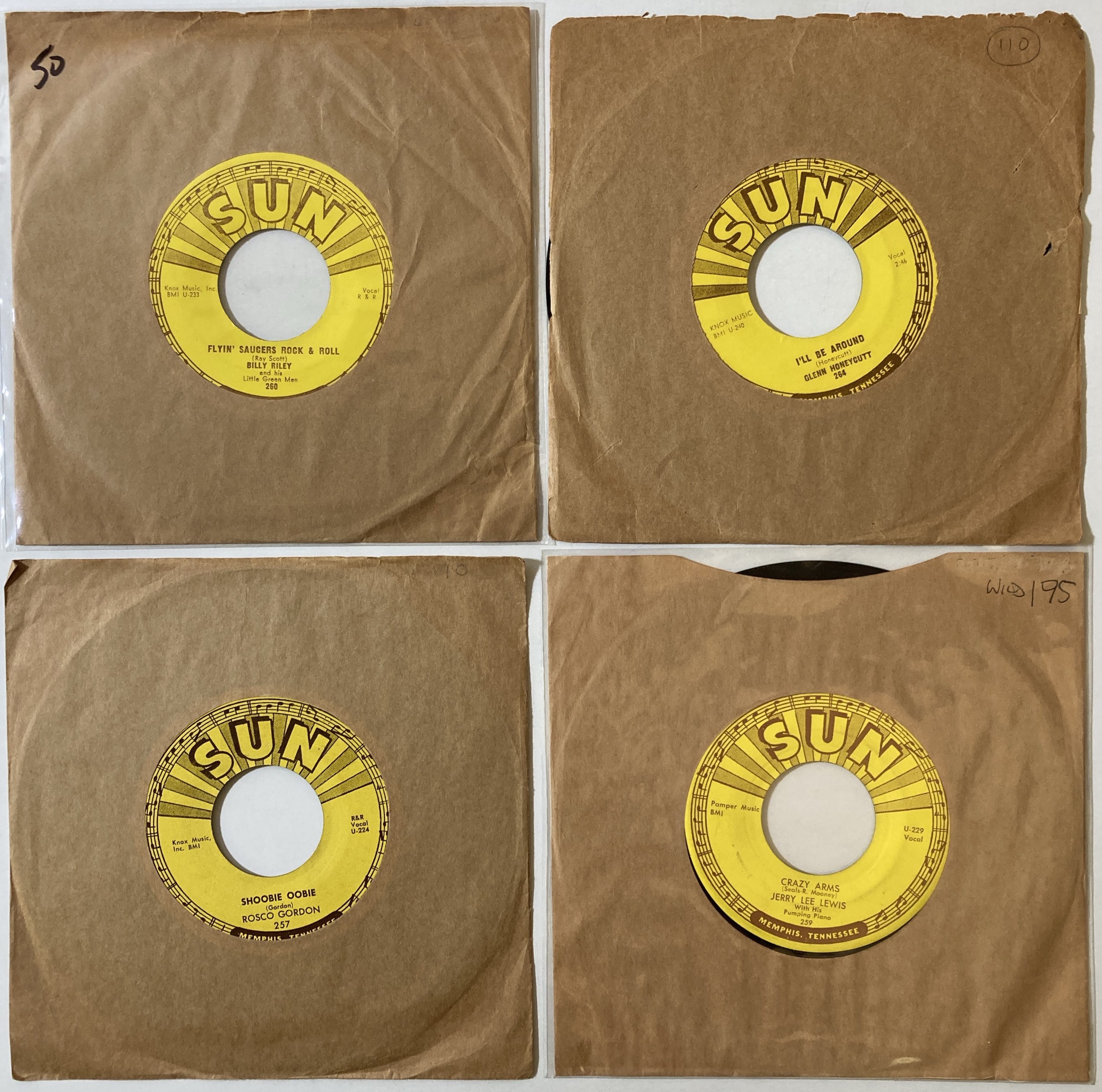 Lot 238 - SUN RECORDS COLLECTION - PACK OF EARLY
