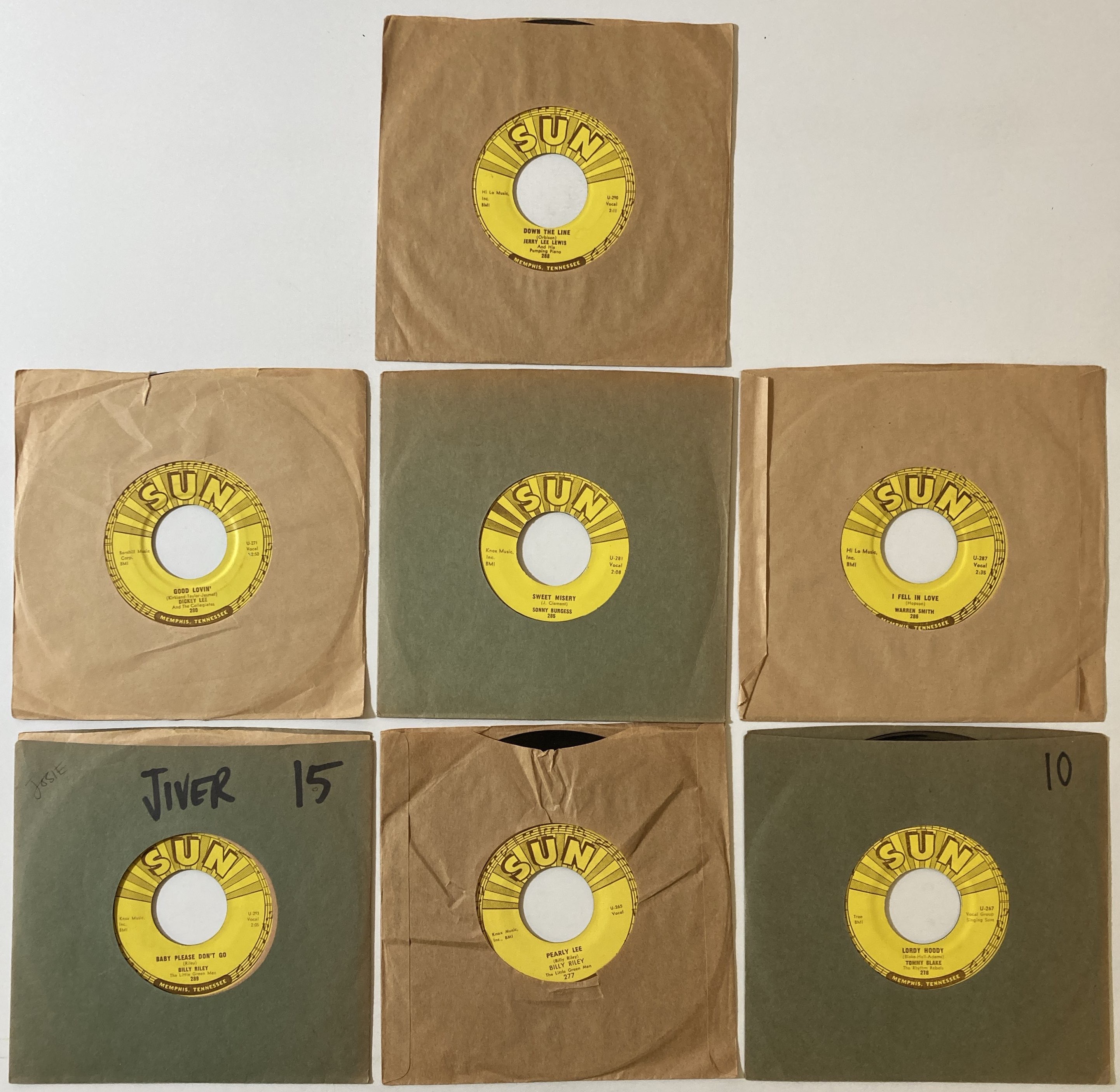 Lot 239 - SUN RECORDS COLLECTION - PACK OF ORIGINAL