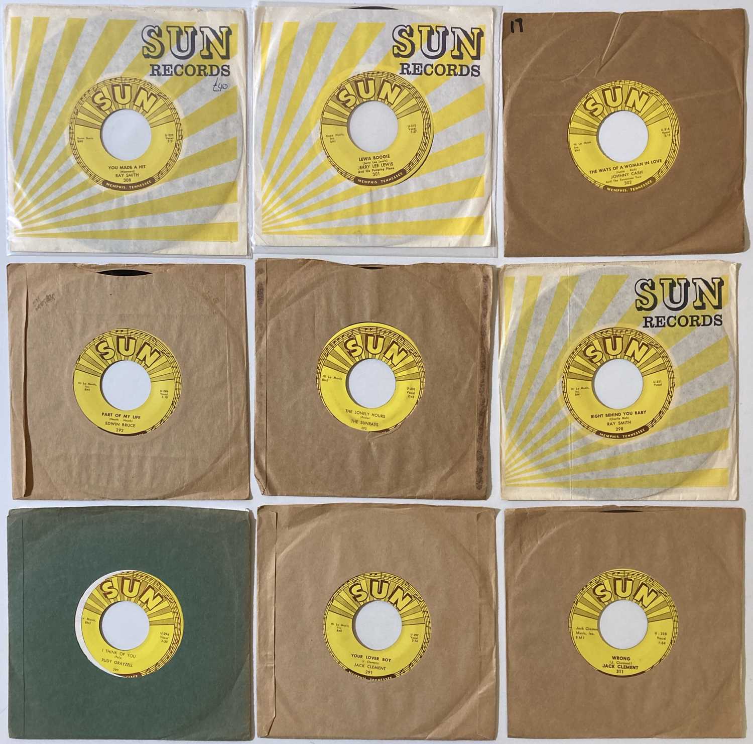 Lot 240 - SUN RECORDS COLLECTION - PACK OF ORIGINAL