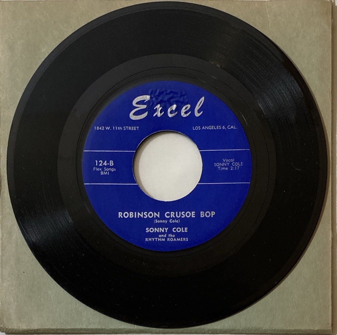 Lot 251 - SONNY COLE & THE RHYTHM ROAMERS - ROBINSON