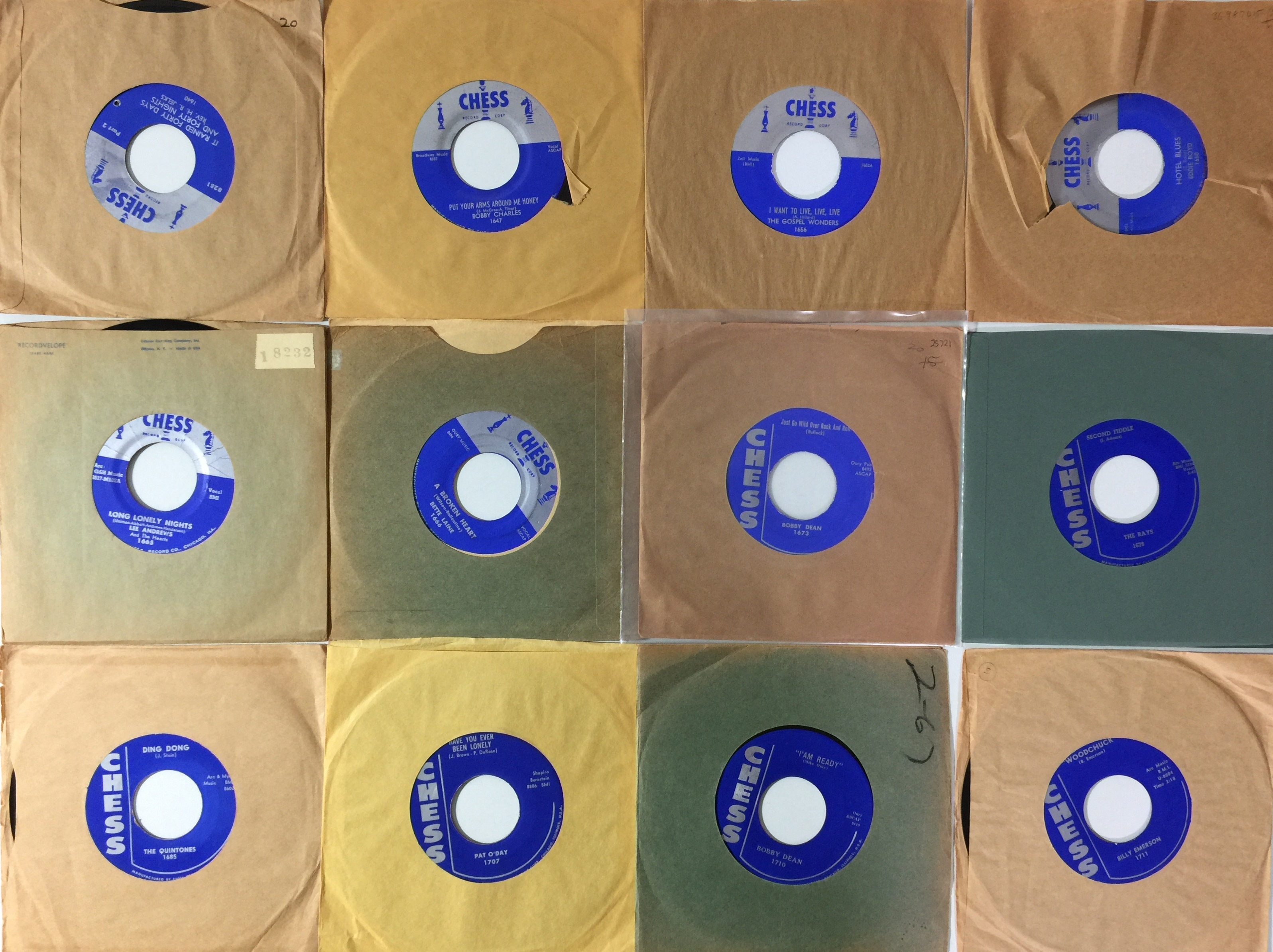 Lot 171 - CHESS RECORDS - 7" PACK