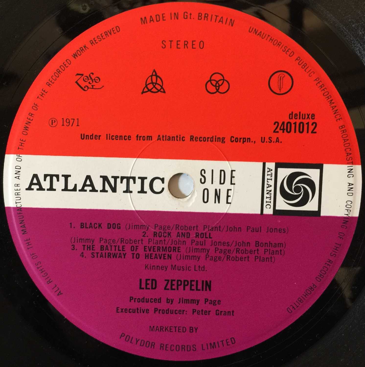 Lot 649 - LED ZEPPELIN - IV LP (UK INVERTED FEATHER/