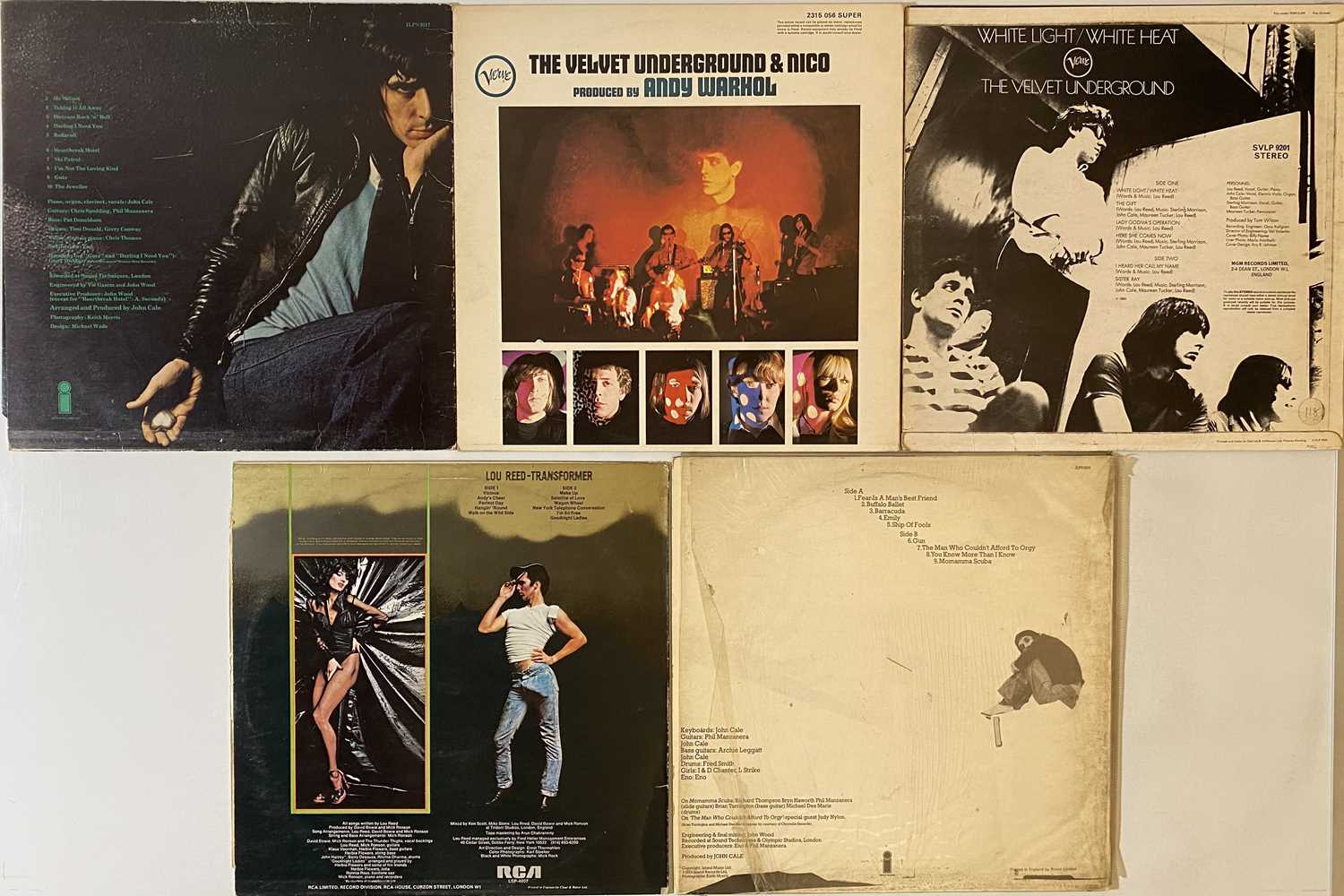 Lot 650 - THE VELVET UNDERGROUND AND RELATED - LP PACK