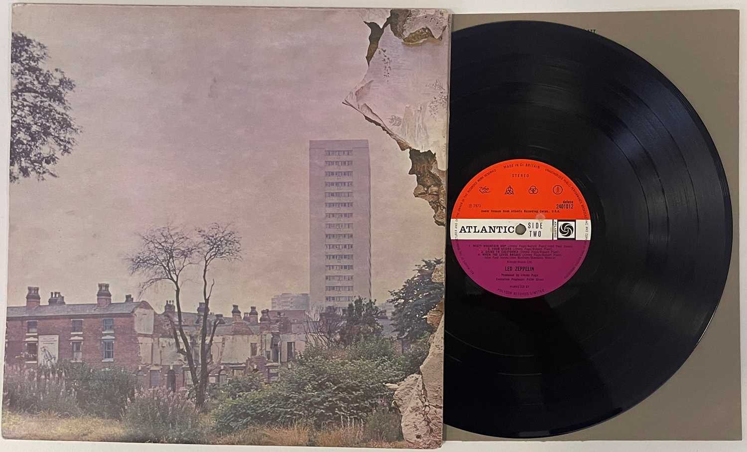 Lot 51 - LED ZEPPELIN - 'IV' LP (ORIGINAL UK INVERTED