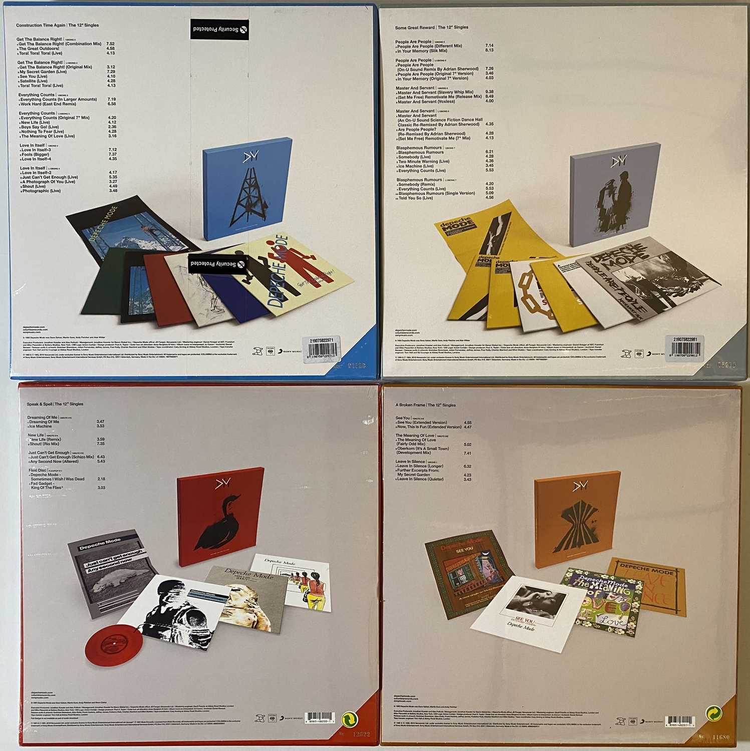 Lot 755 - DEPECHE MODE - THE 12" SINGLES (SEALED